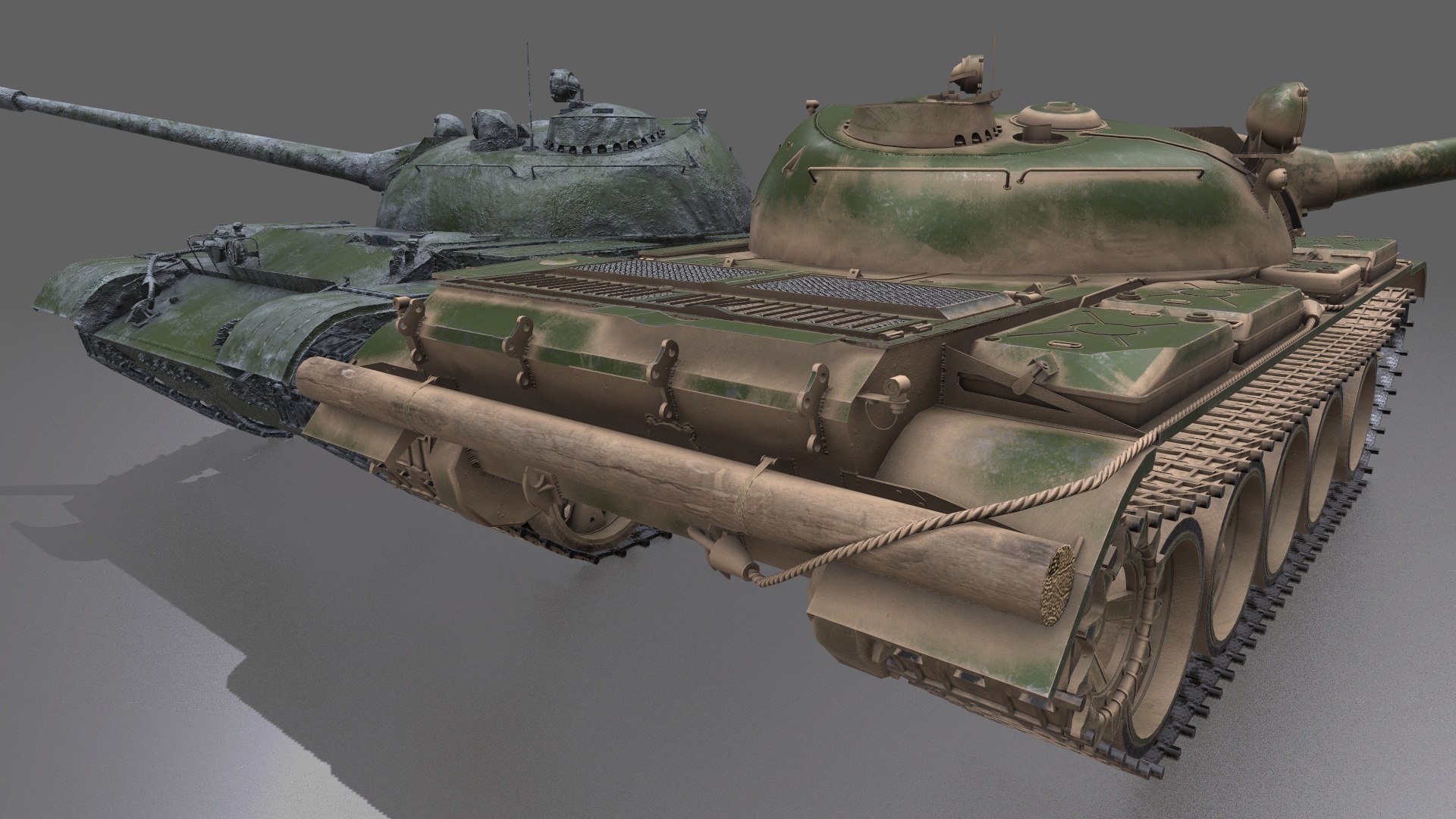 3D T-55 With Shells - TurboSquid 2081026