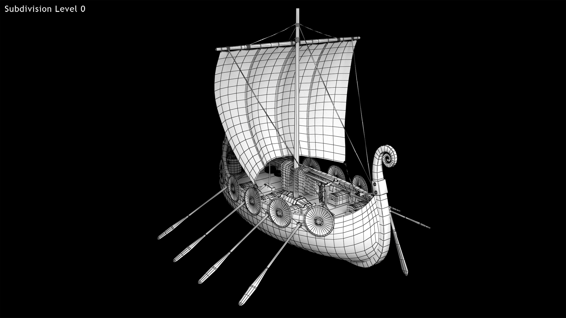 3D Stylized Viking Boat - TurboSquid 1914081
