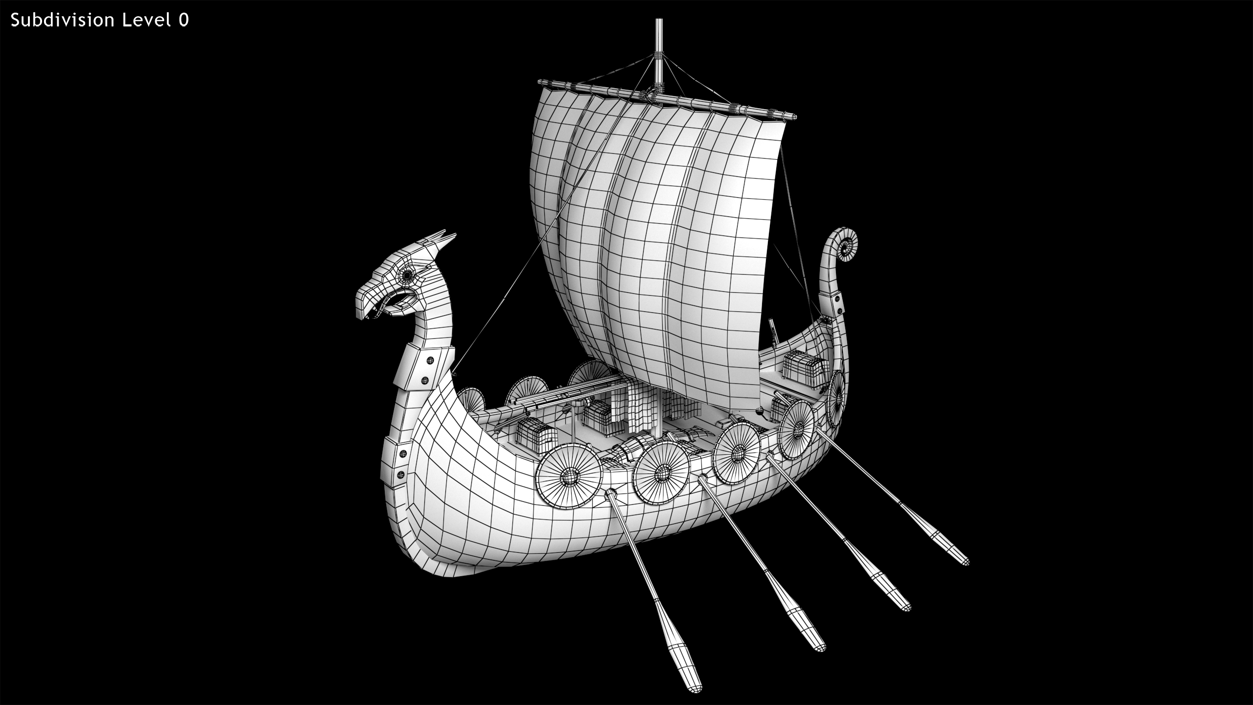 3D Stylized Viking Boat - TurboSquid 1914081