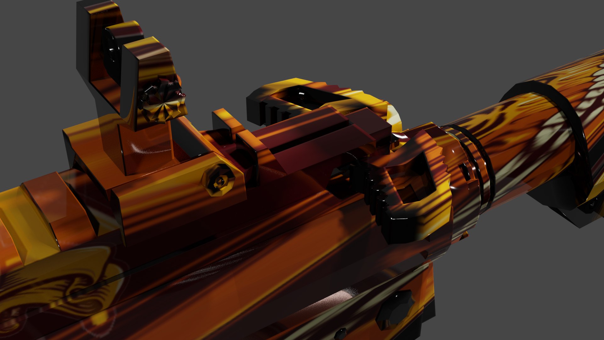 3D M416 Skull Pattern - TurboSquid 1692748