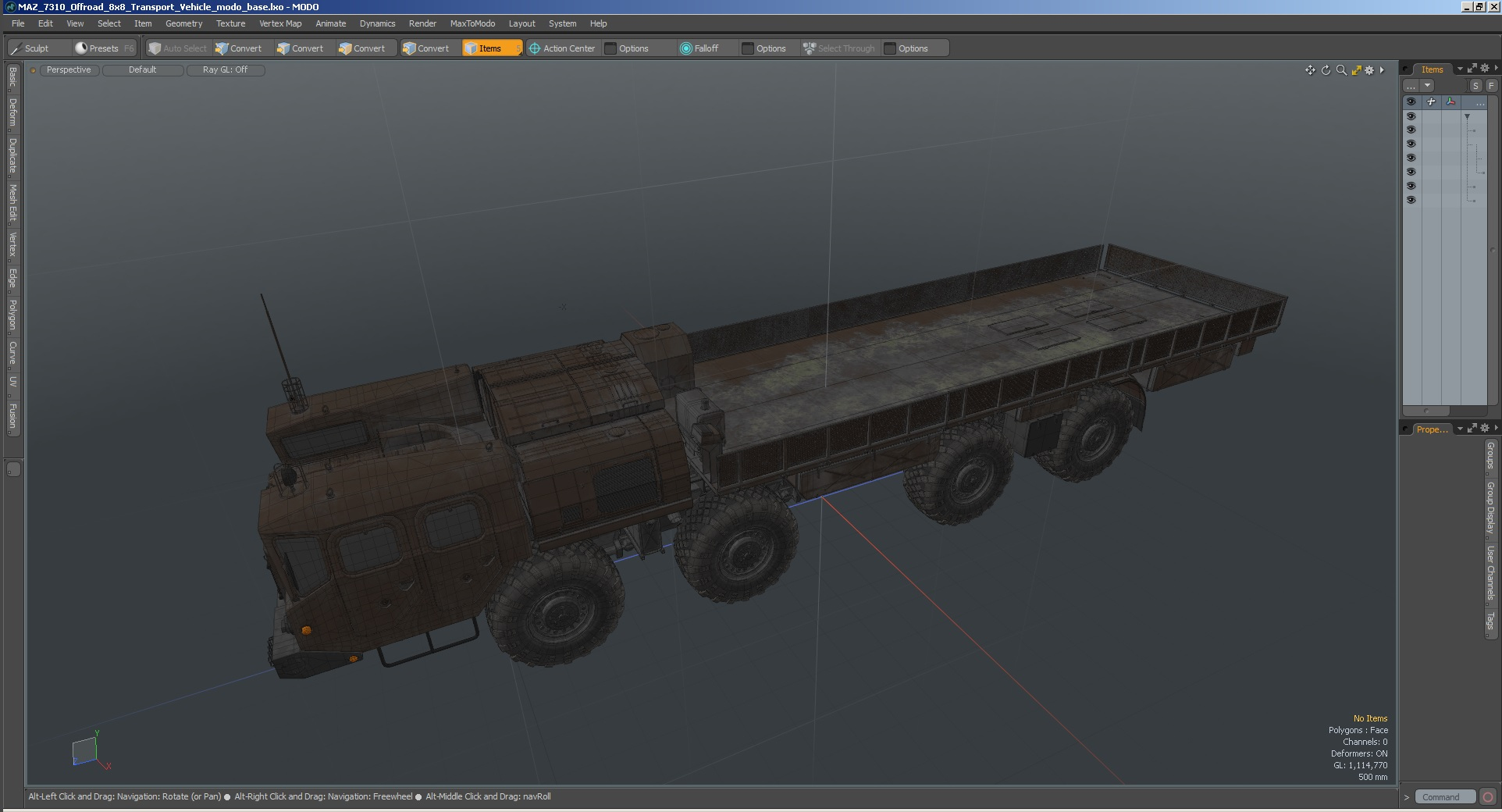 3D model maz 7310 offroad 8x8 - TurboSquid 1605783