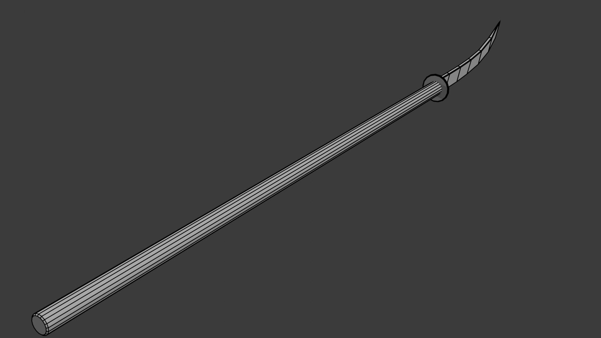 Naginata 3D Model - TurboSquid 2259732