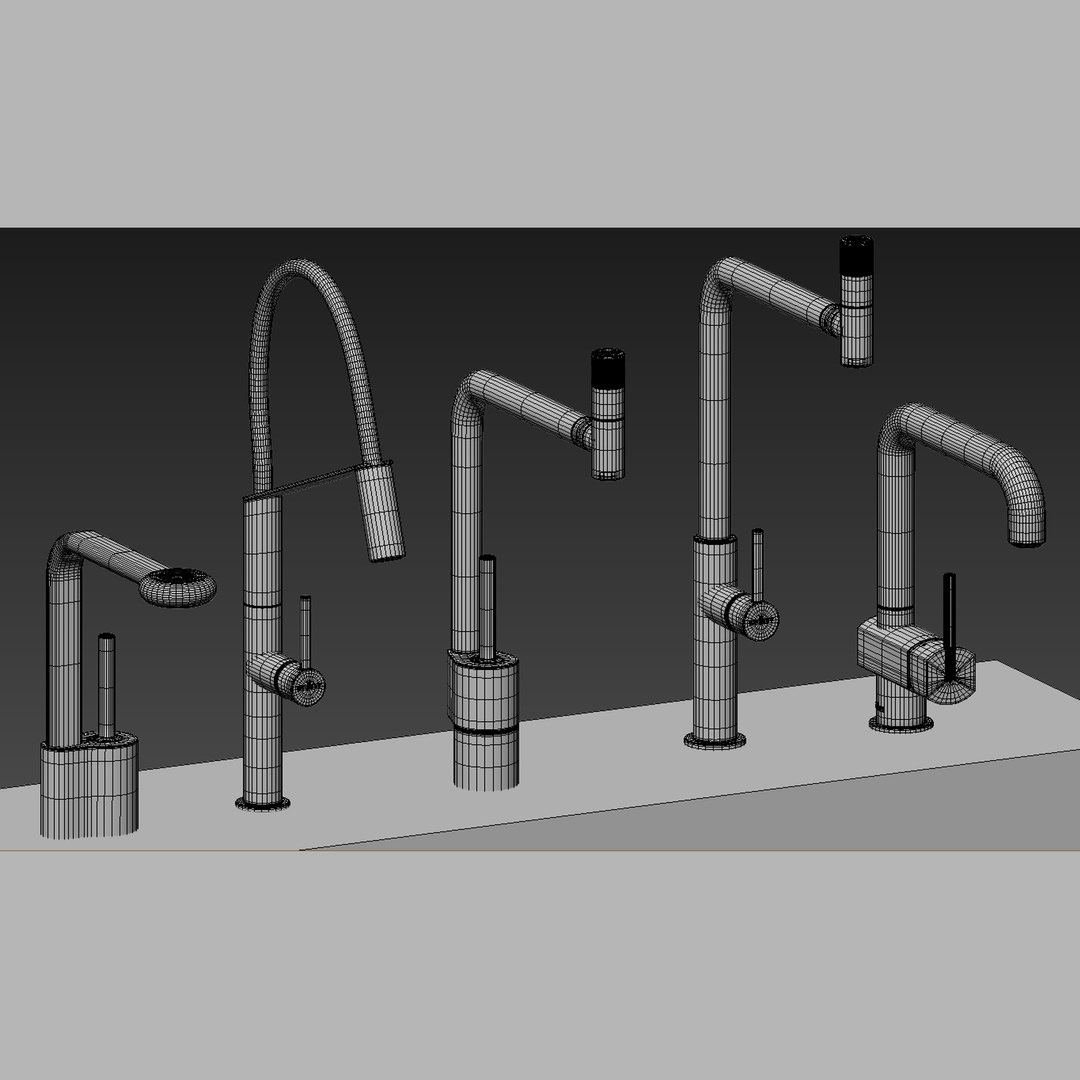 3D Kitchen Faucet Webert - TurboSquid 1698227