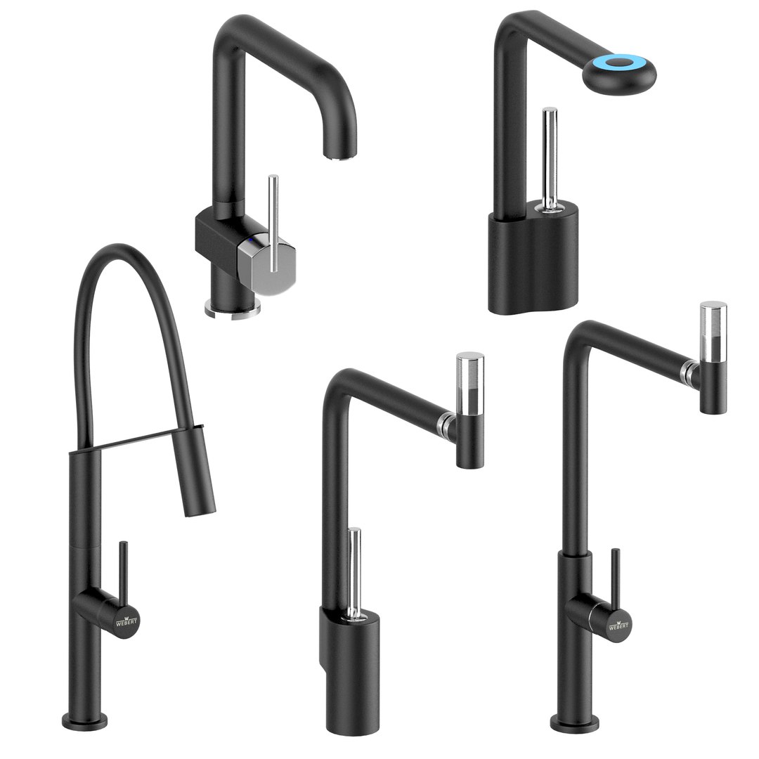 3D Kitchen Faucet Webert - TurboSquid 1698227