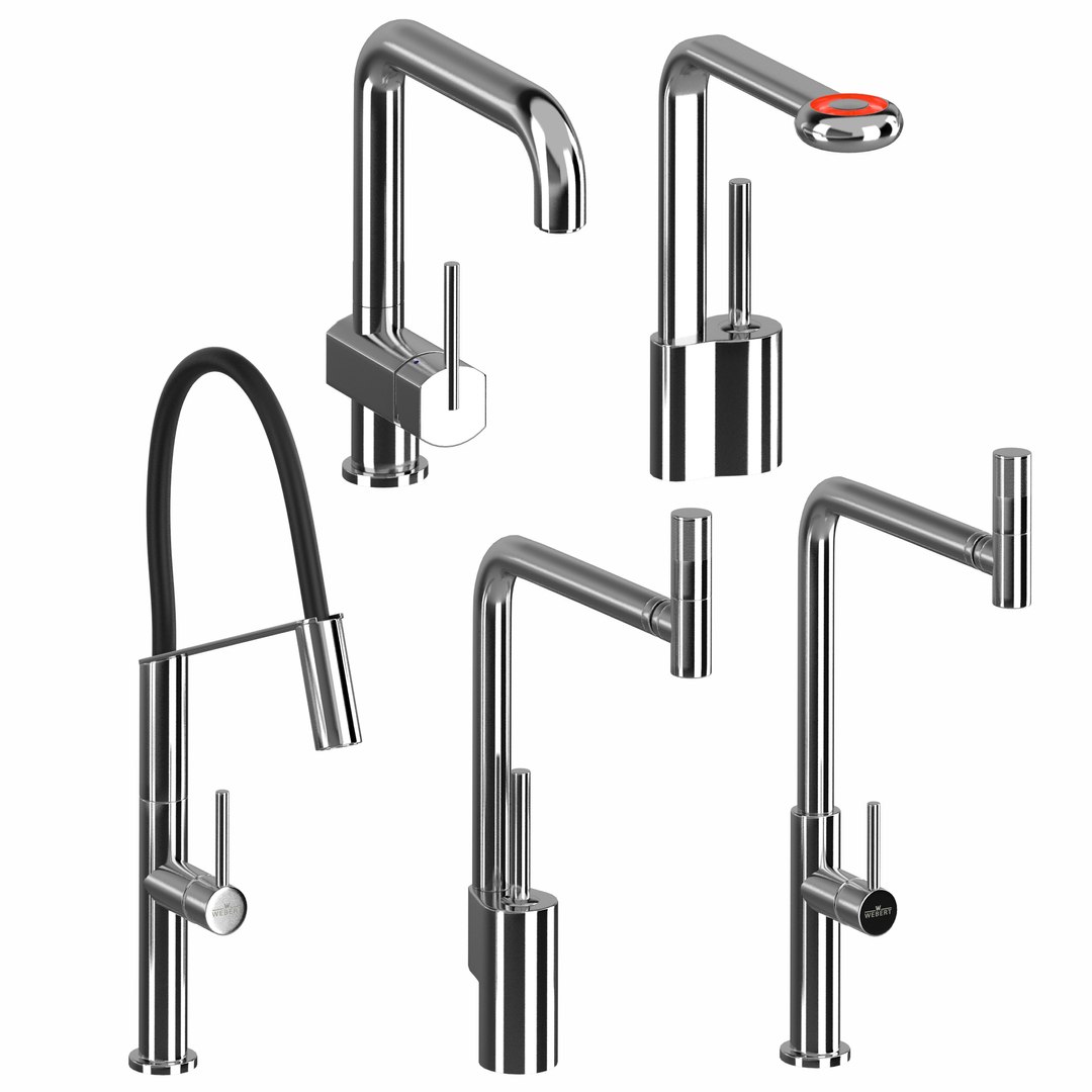 3D Kitchen Faucet Webert - TurboSquid 1698227