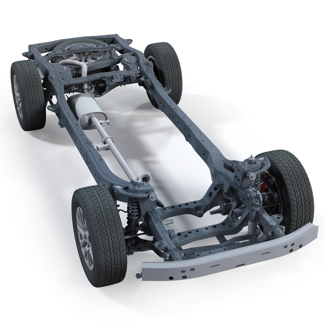 Suv Chassis Frame 3D Model - TurboSquid 1224925