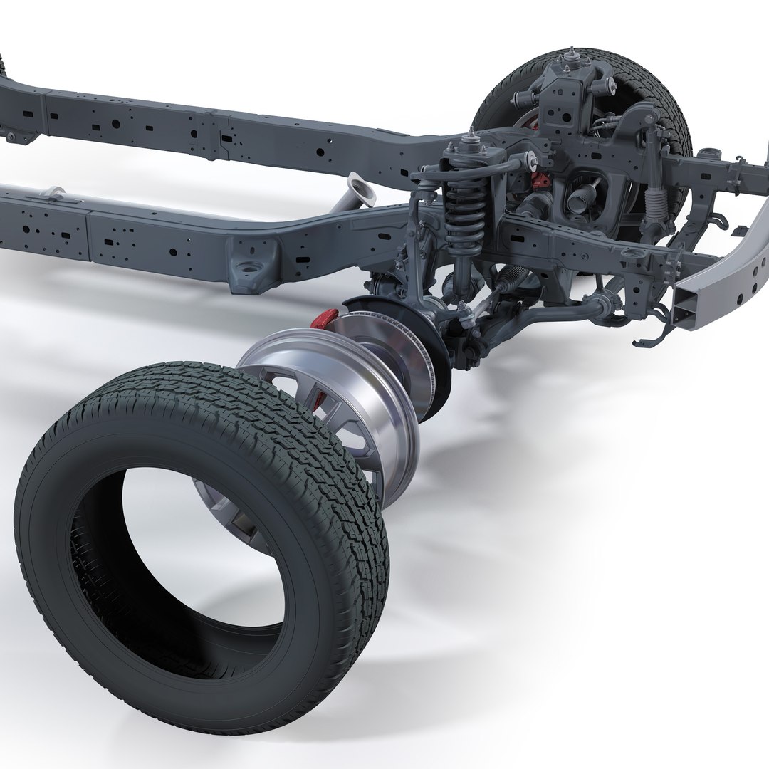 Suv Chassis Frame 3D Model - TurboSquid 1224925