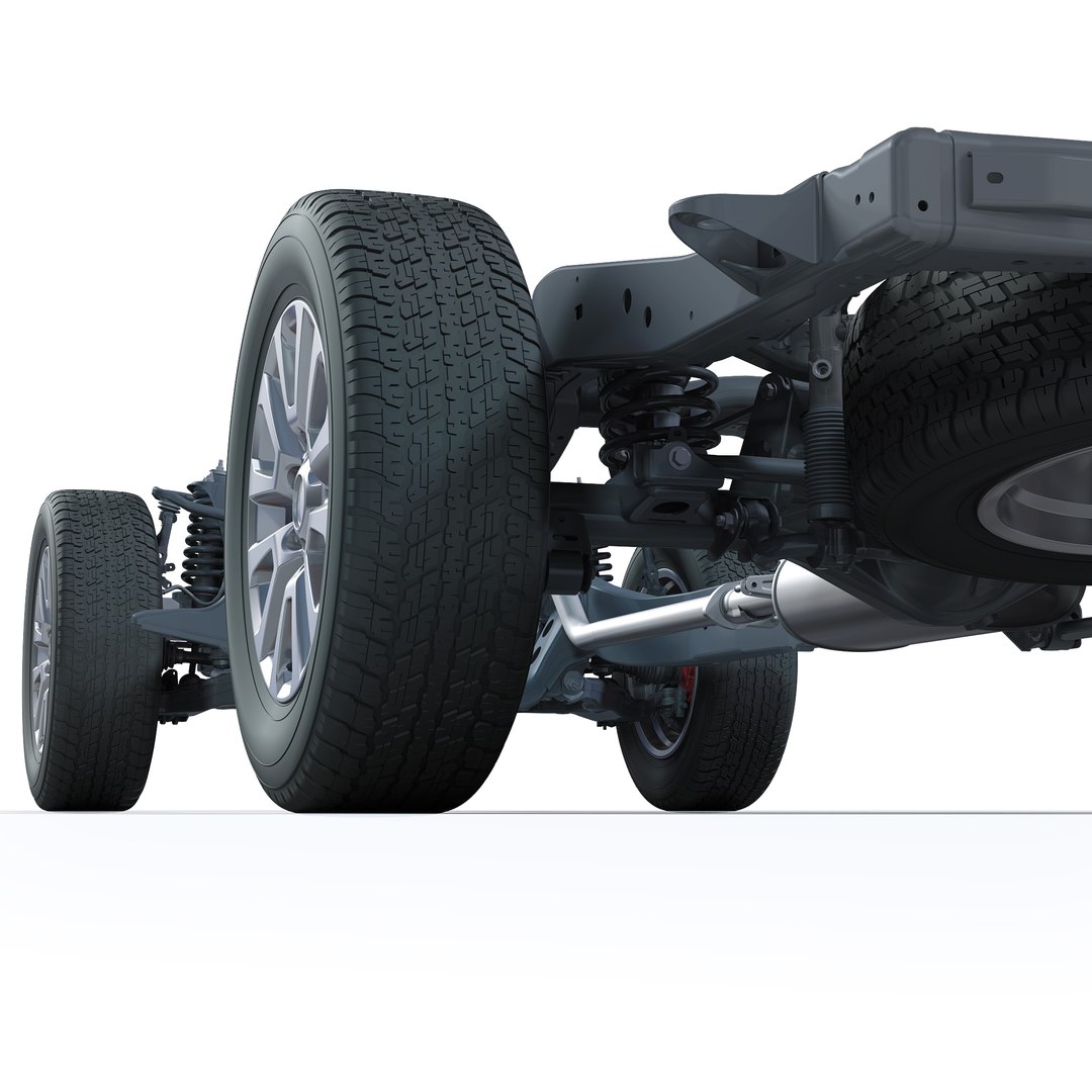 Suv Chassis Frame 3D Model - TurboSquid 1224925
