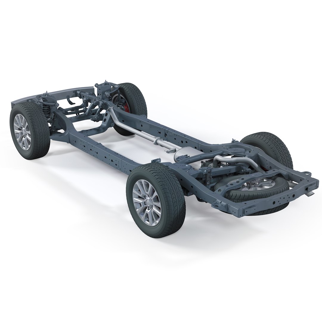 Suv Chassis Frame 3D Model - TurboSquid 1224925
