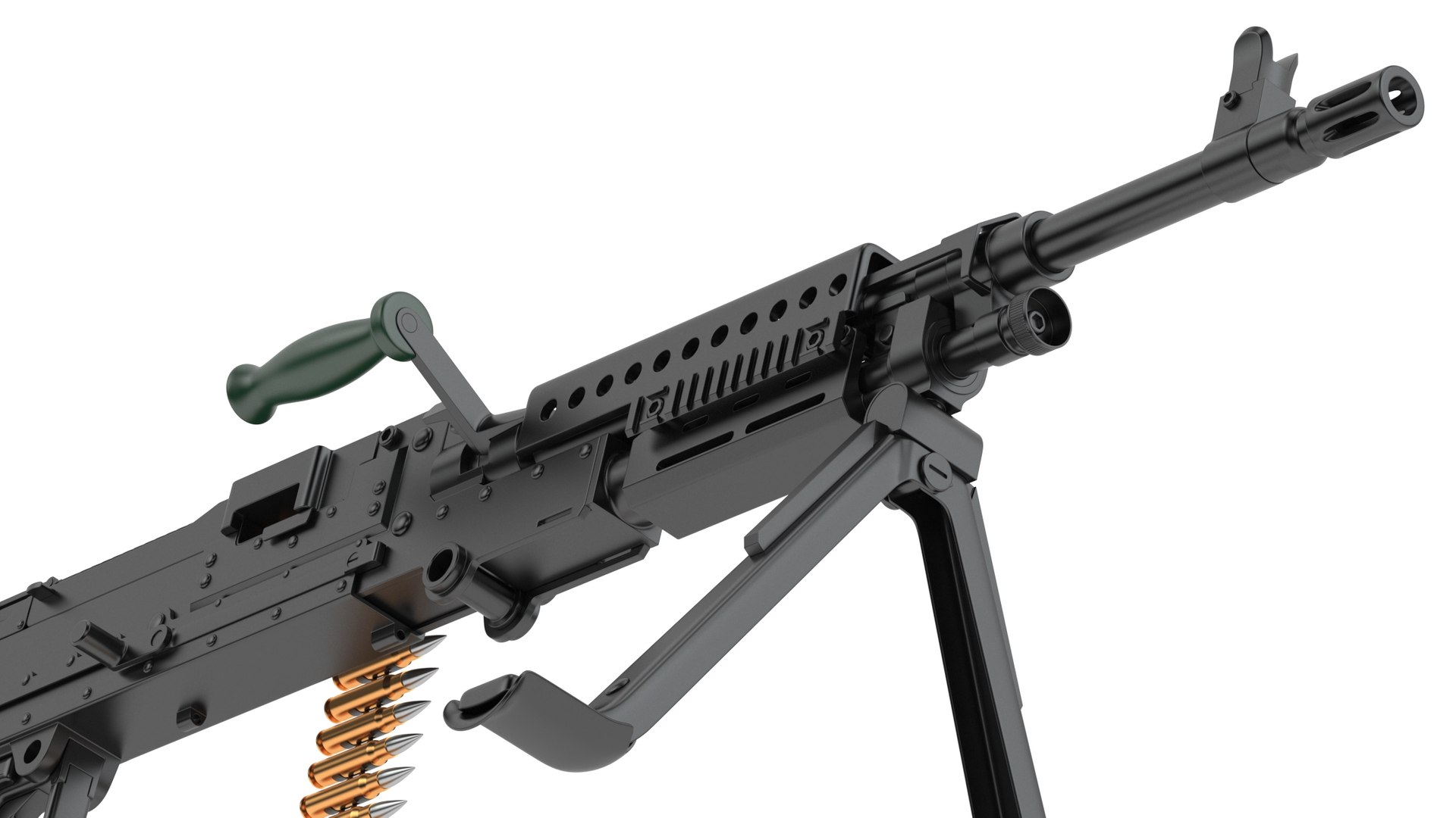 3D Madsen Machine Gun - TurboSquid 1810591