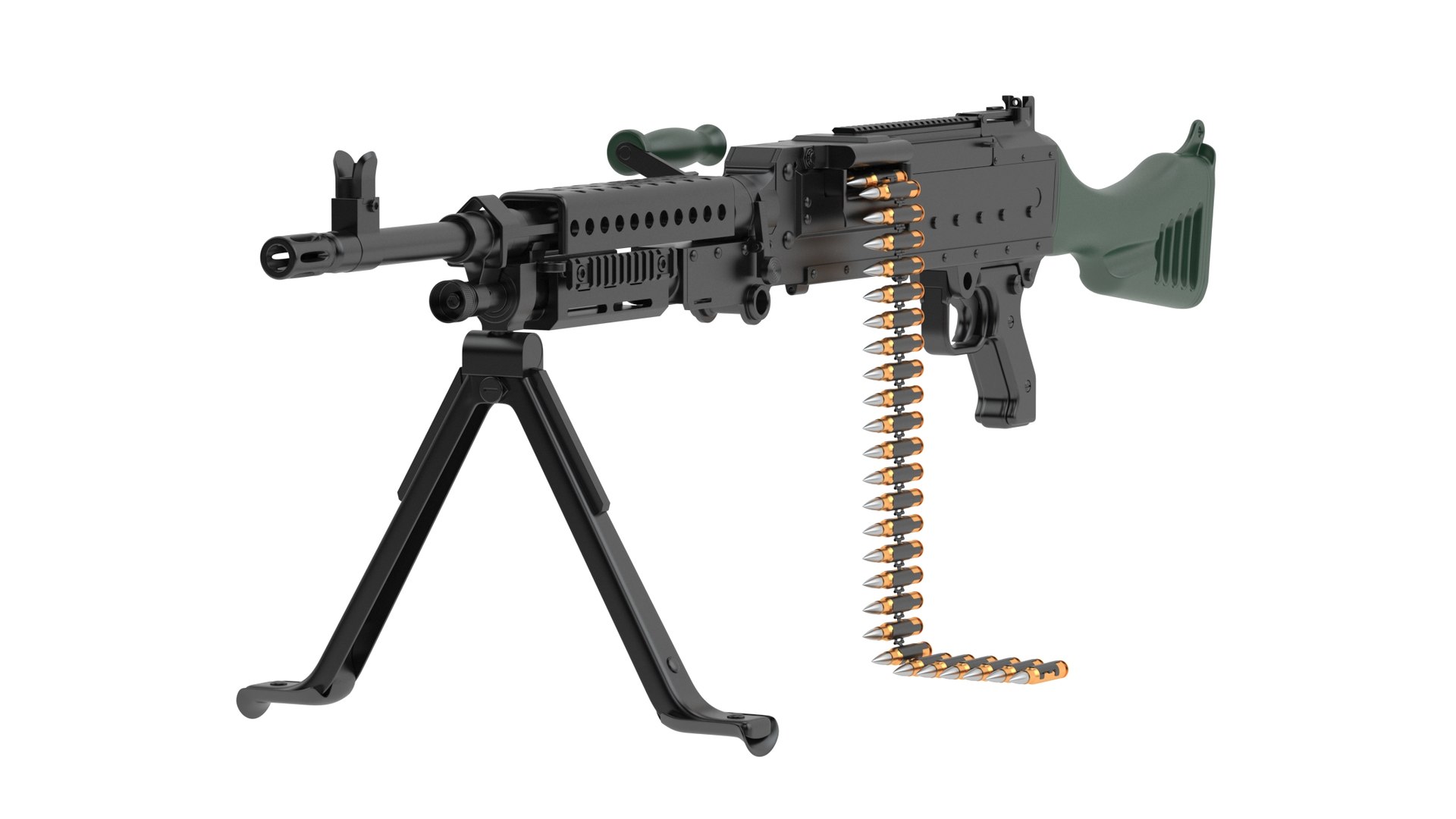 3D Madsen Machine Gun - TurboSquid 1810591