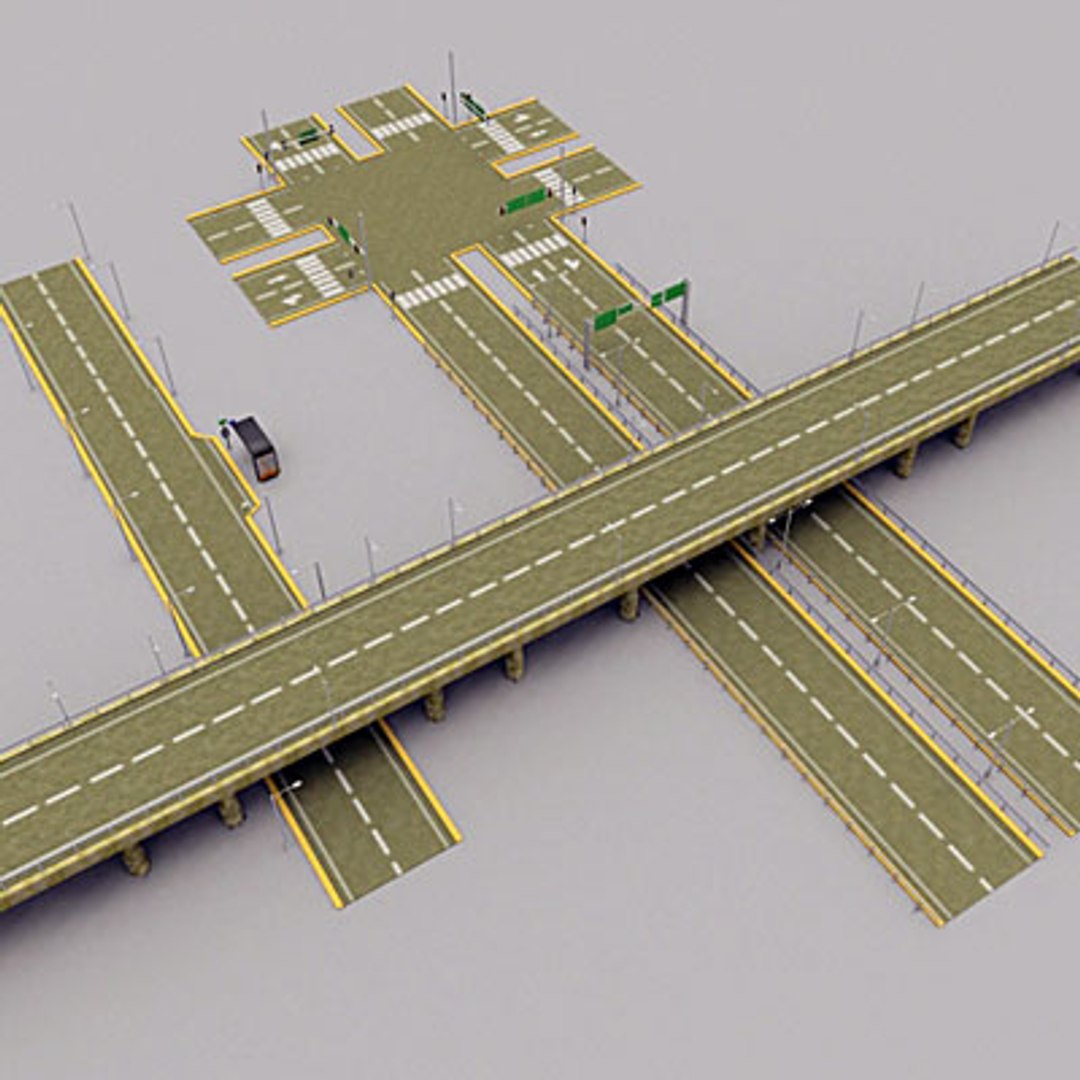 Road Elements Lights Signs Max