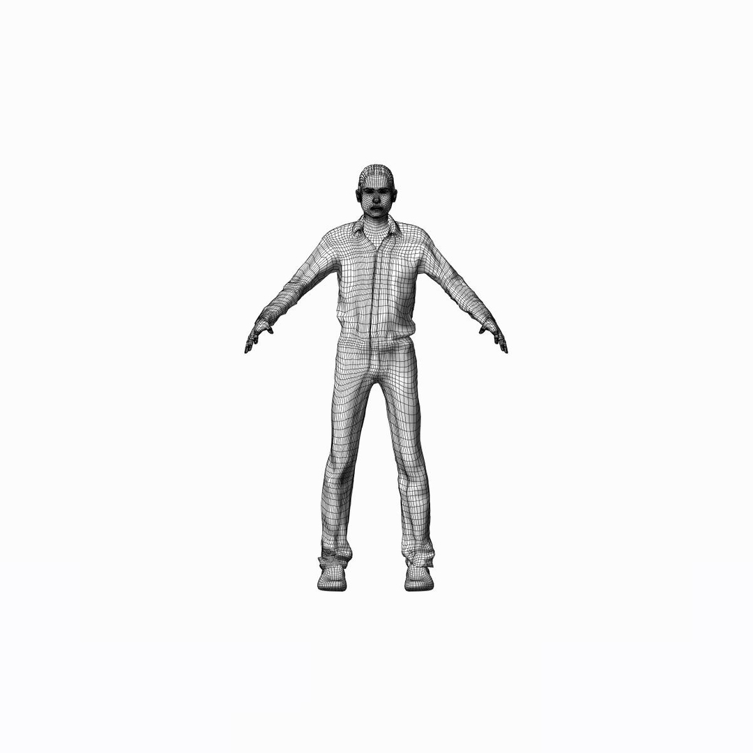 Man Character Rig Model - TurboSquid 1552982