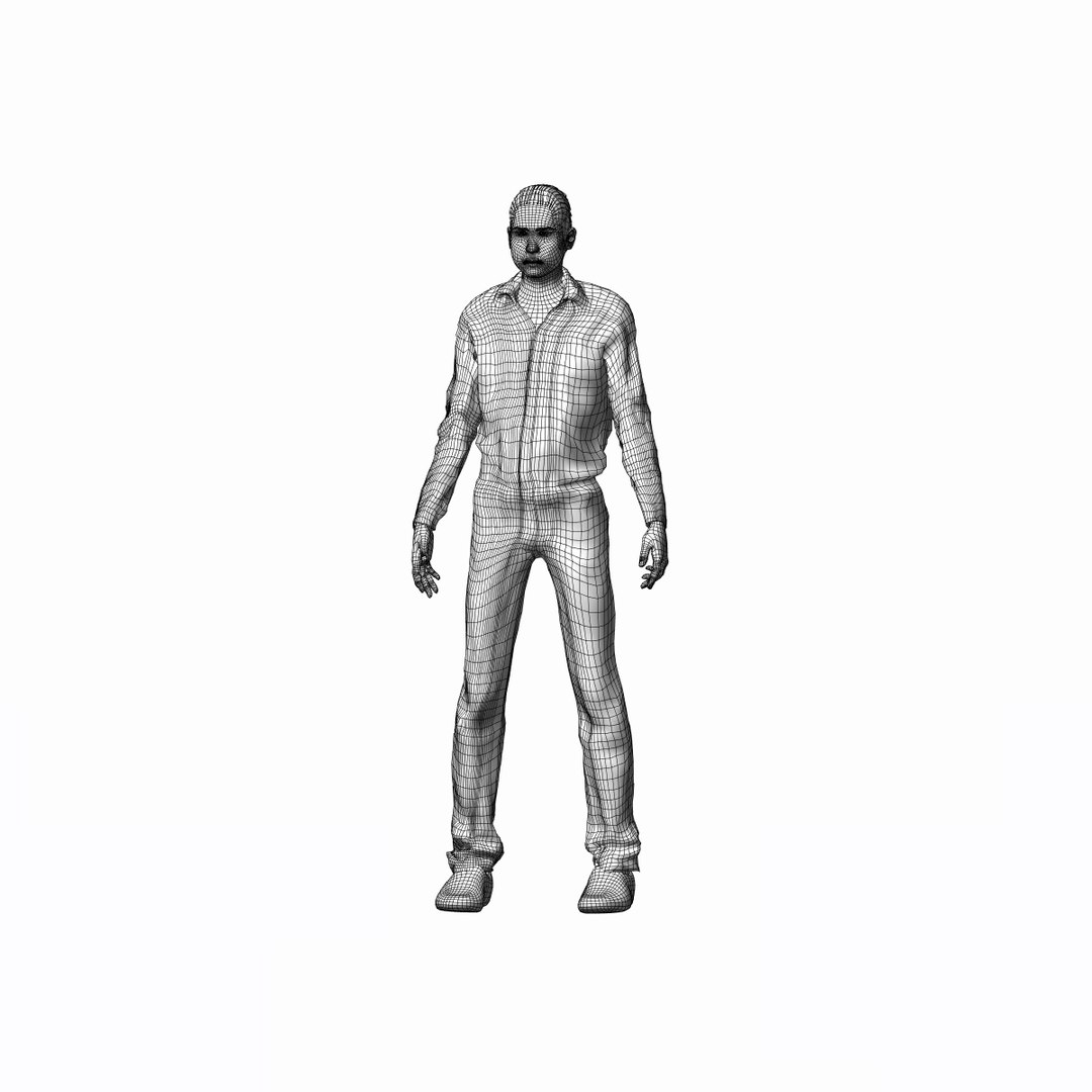 Man Character Rig Model - TurboSquid 1552982