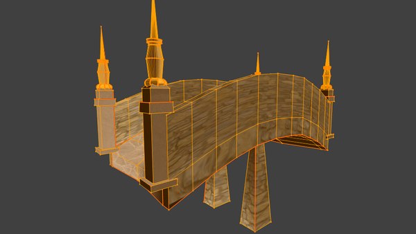 fantasy bridge 3d model