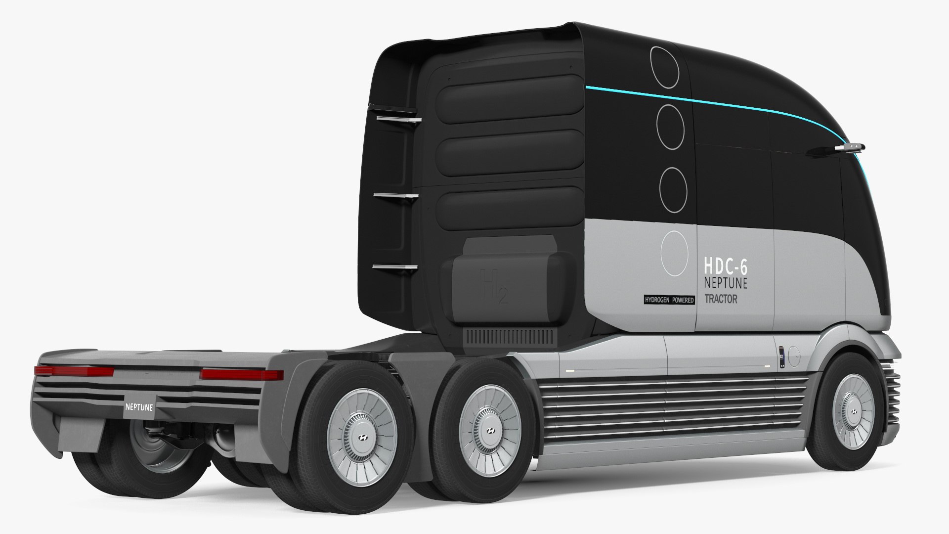 3D Hyundai HDC-6 Neptune Concept Fuel Cell Electric Heavy Duty Truck - TurboSquid 2160556