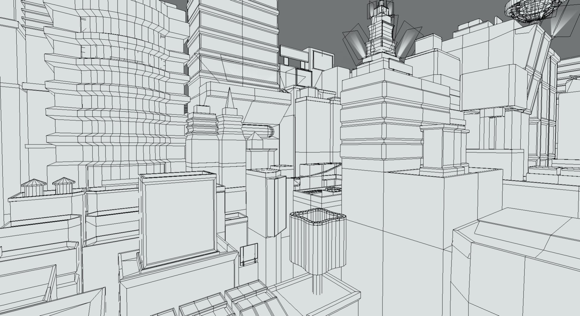 3D Cyberpunk Future City Pack- Highly Detailed Models Model ...