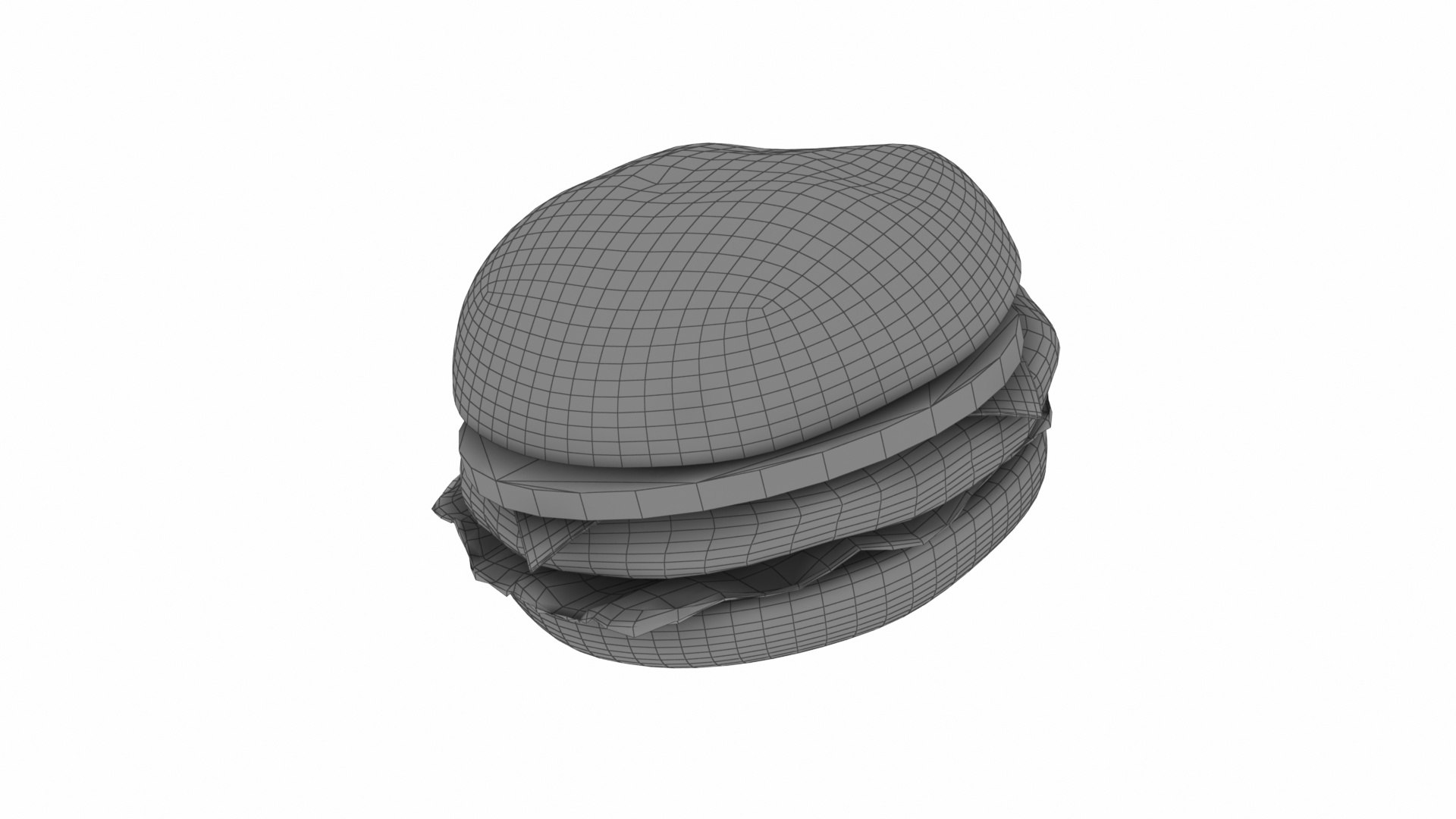 Chicken Burger Cheese 3D Model - TurboSquid 1678861