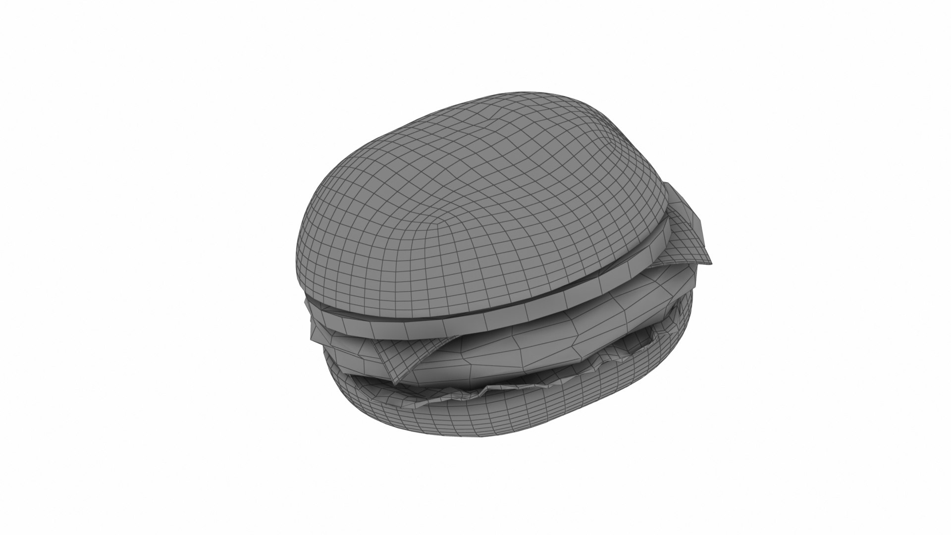 Chicken burger cheese 3D model - TurboSquid 1678861