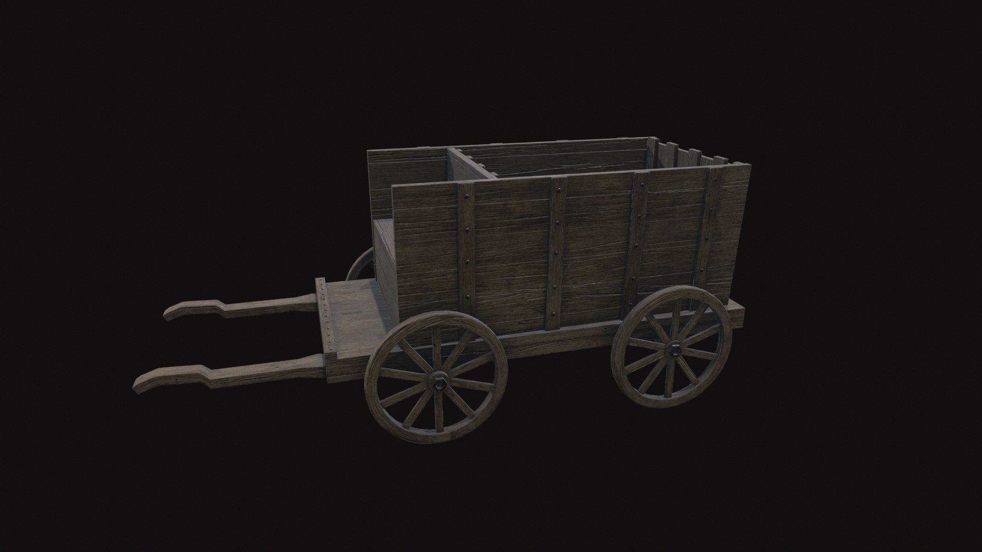 3D Medieval Carriage 04 Model - TurboSquid 2306573