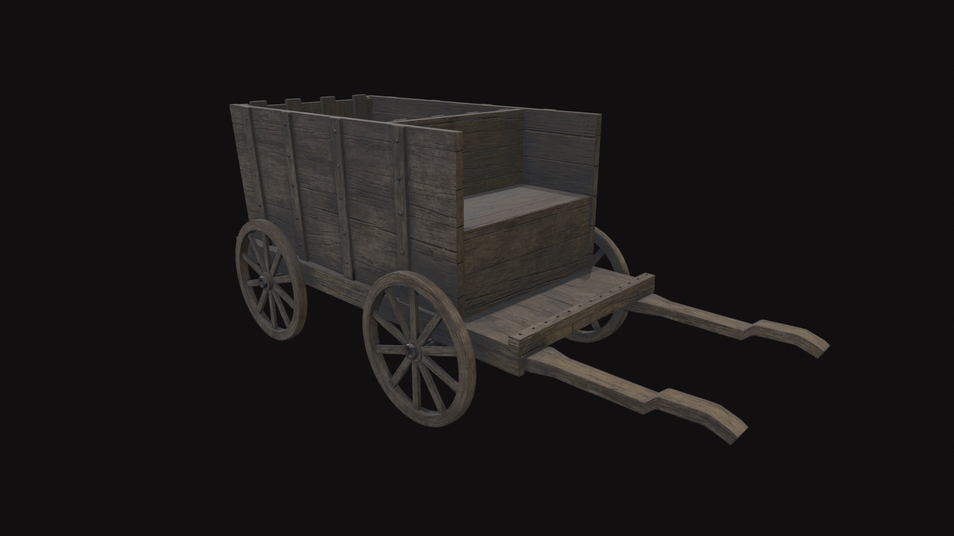 3D Medieval Carriage 04 Model - TurboSquid 2306573