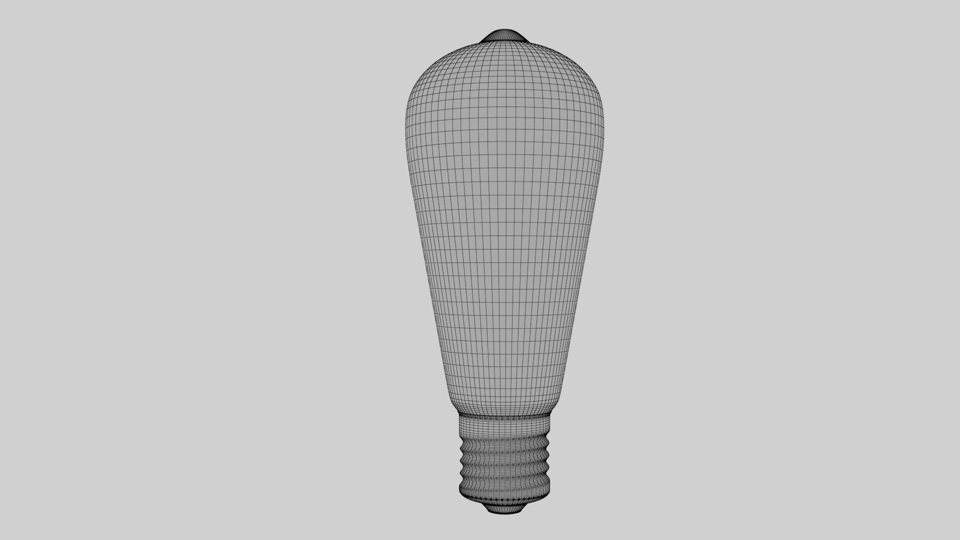 Light Bulb Edison E26 3d Model