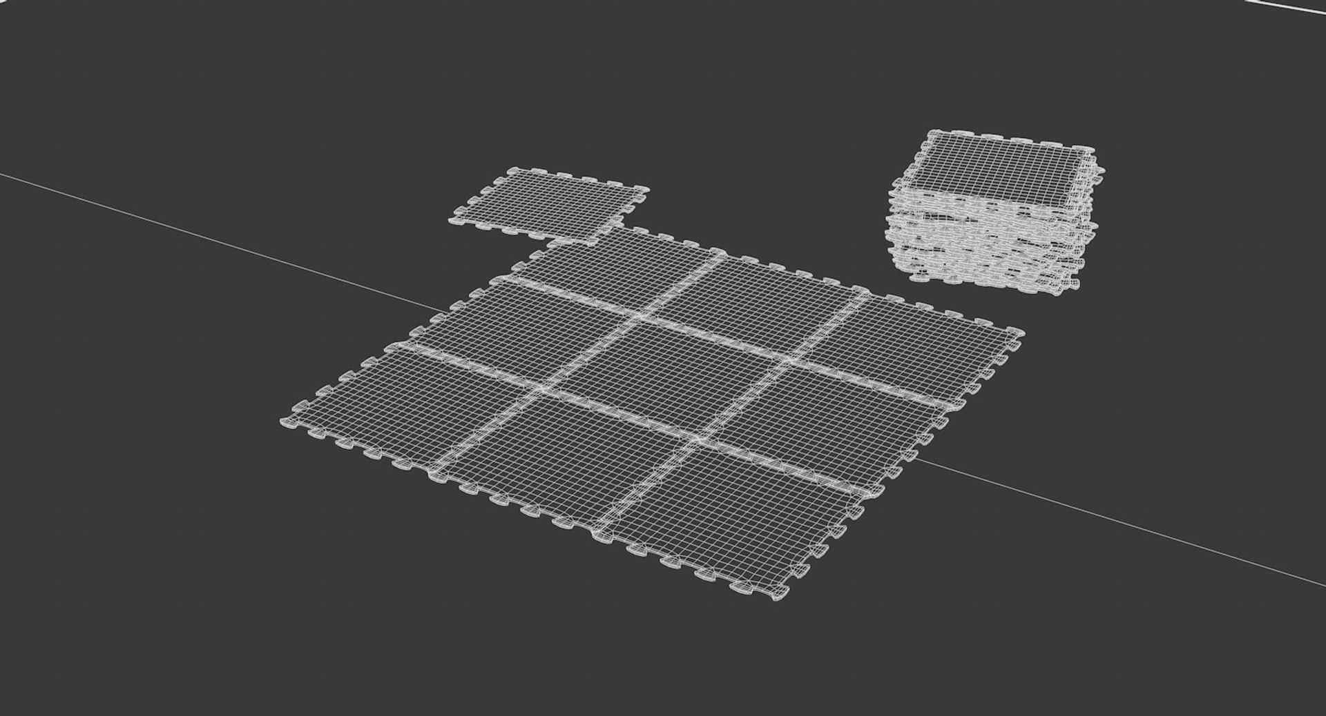 Foam Floor Mat 3d Model
