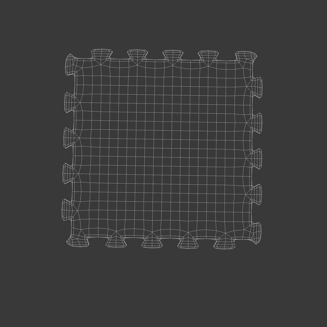 Foam Floor Mat 3d Model