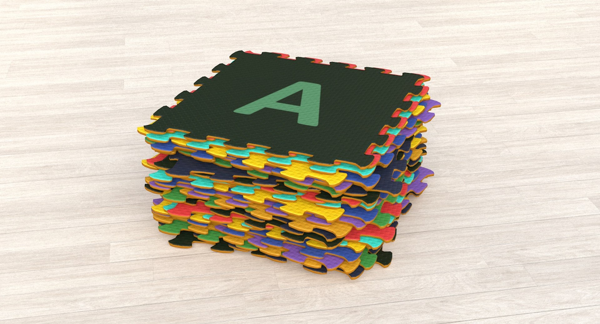 Foam Floor Mat 3d Model