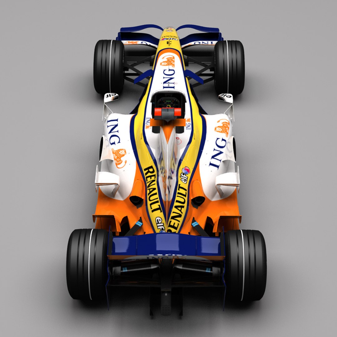 Renault R27 Car 3d Model
