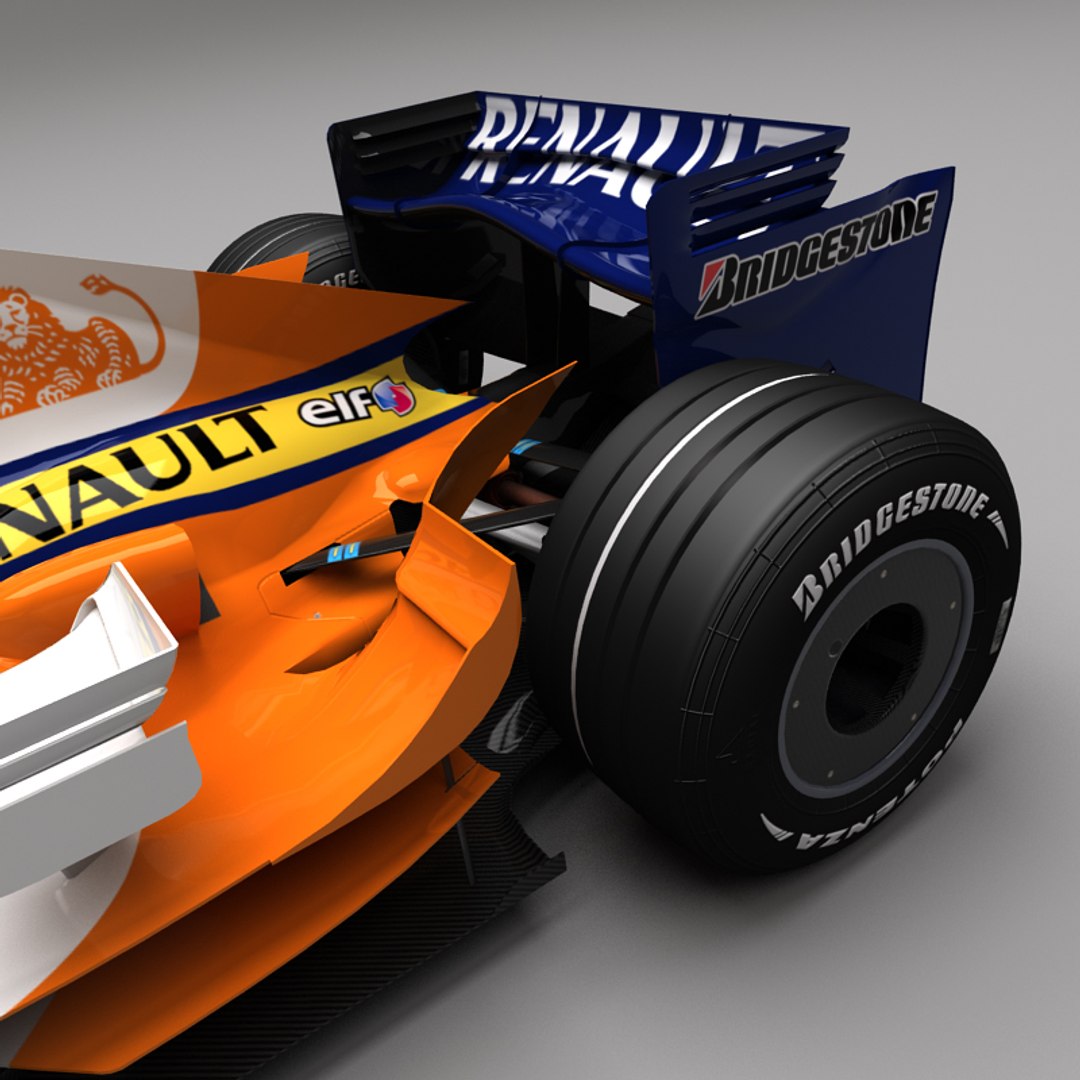 Renault R27 Car 3d Model