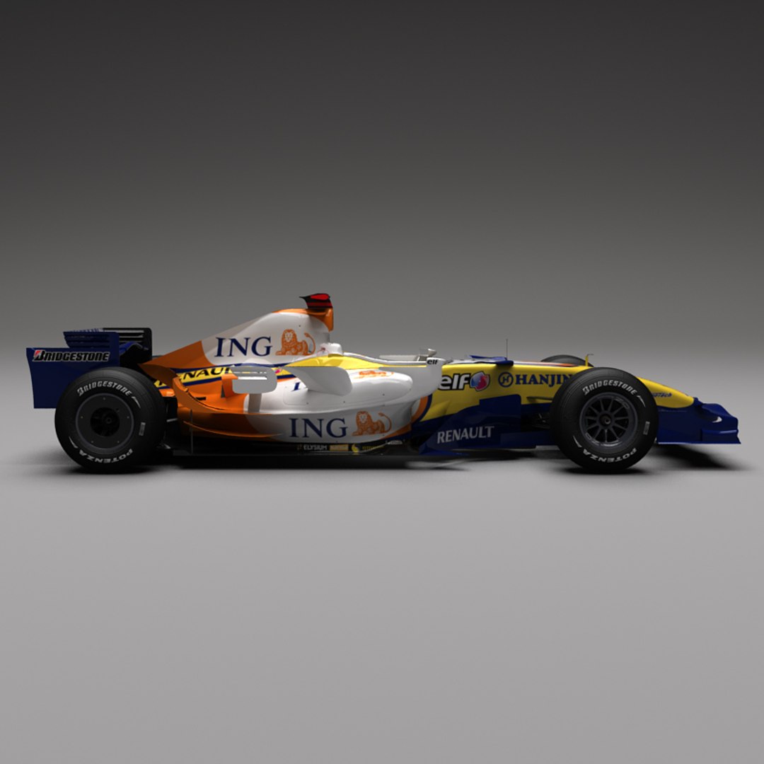 Renault R27 Car 3d Model