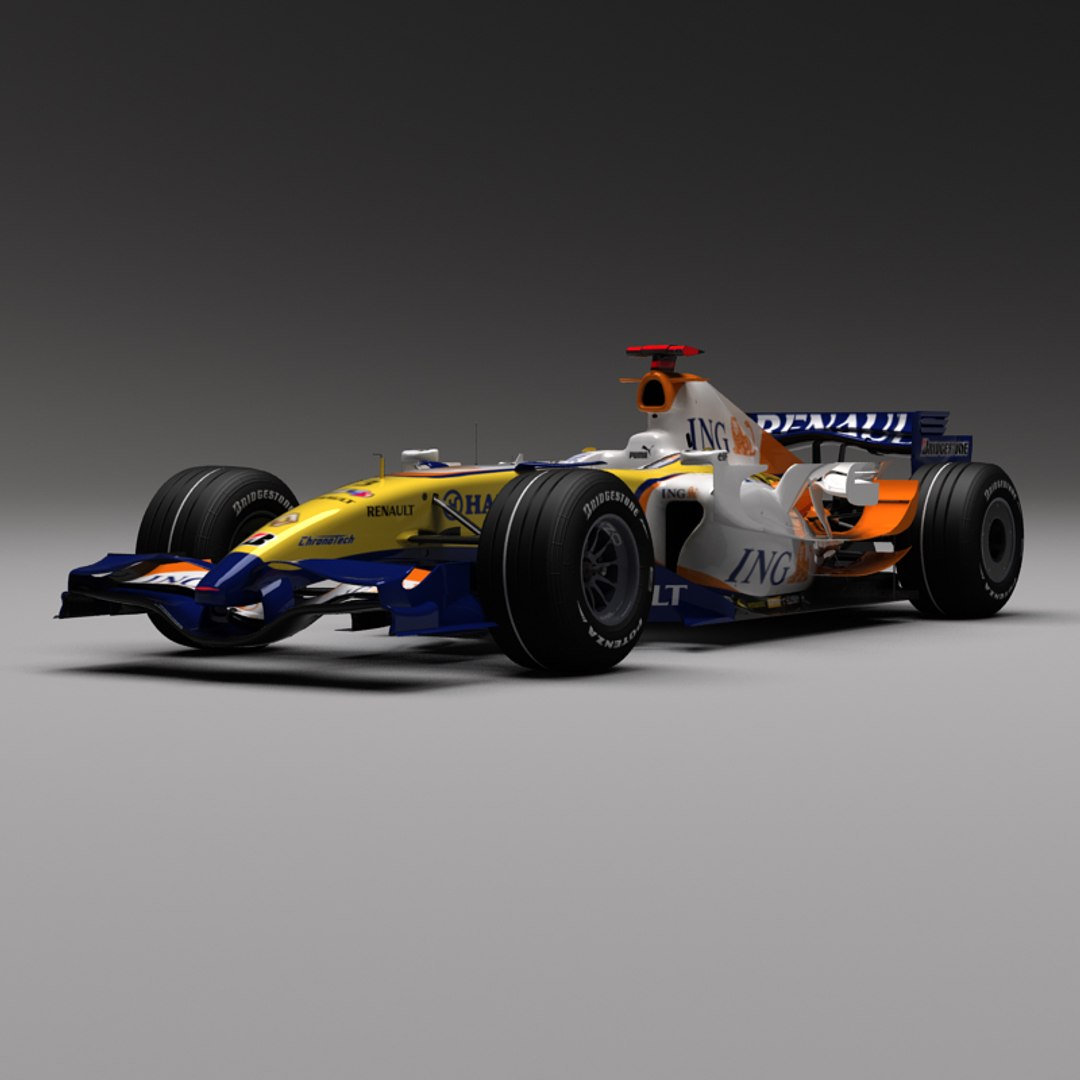 Renault R27 Car 3d Model