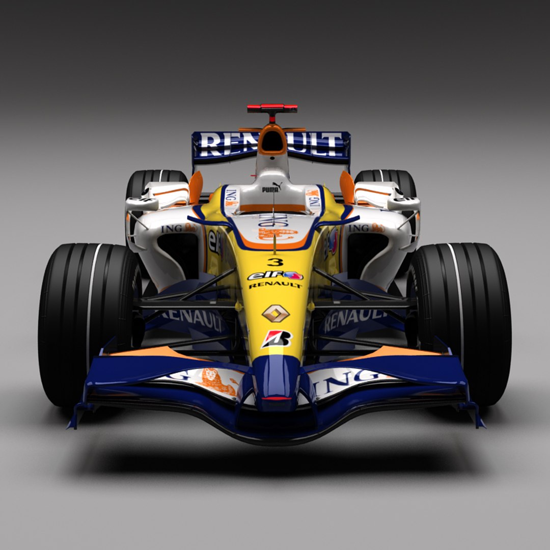 Renault R27 Car 3d Model