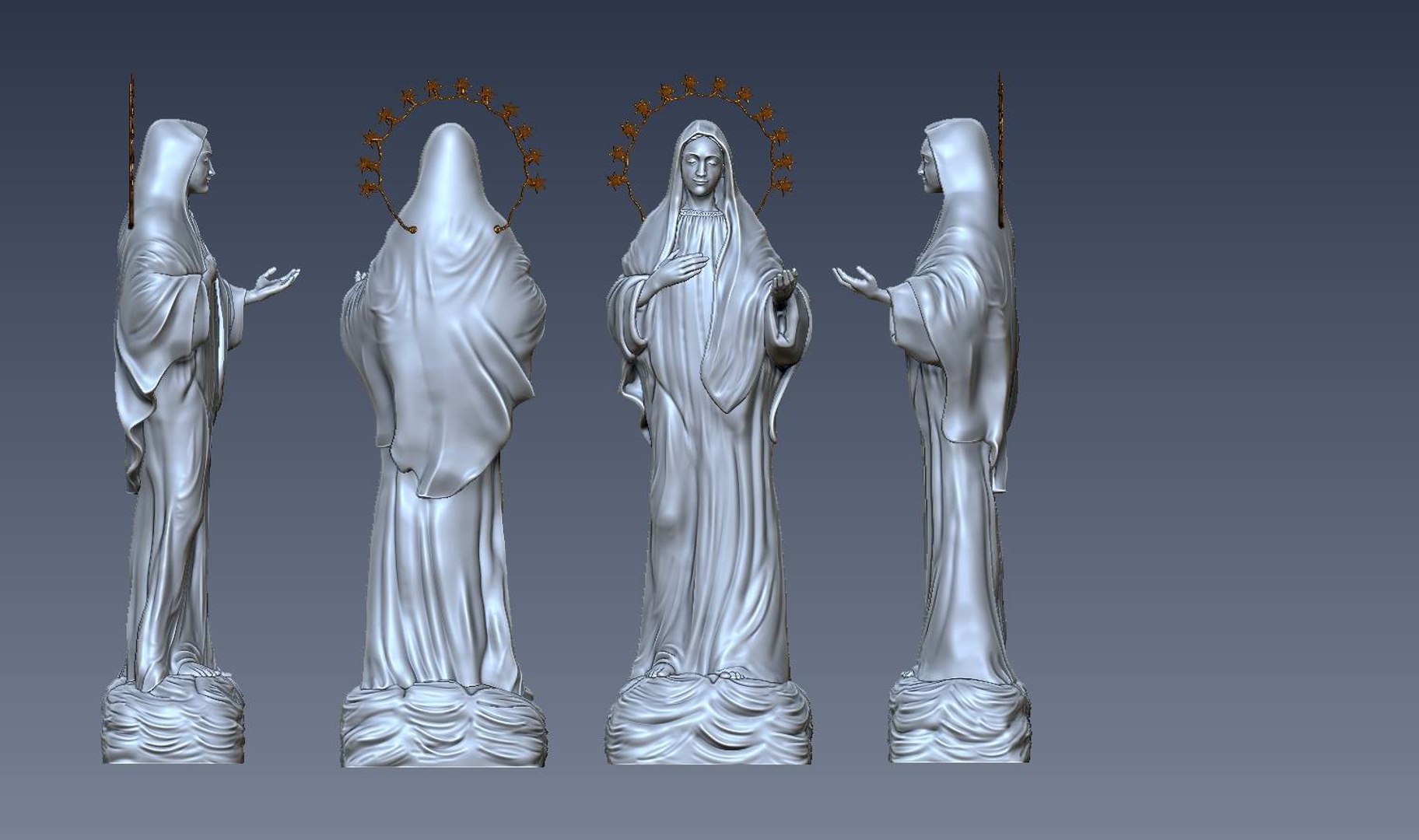 3D Virgin Mary - TurboSquid 1247304