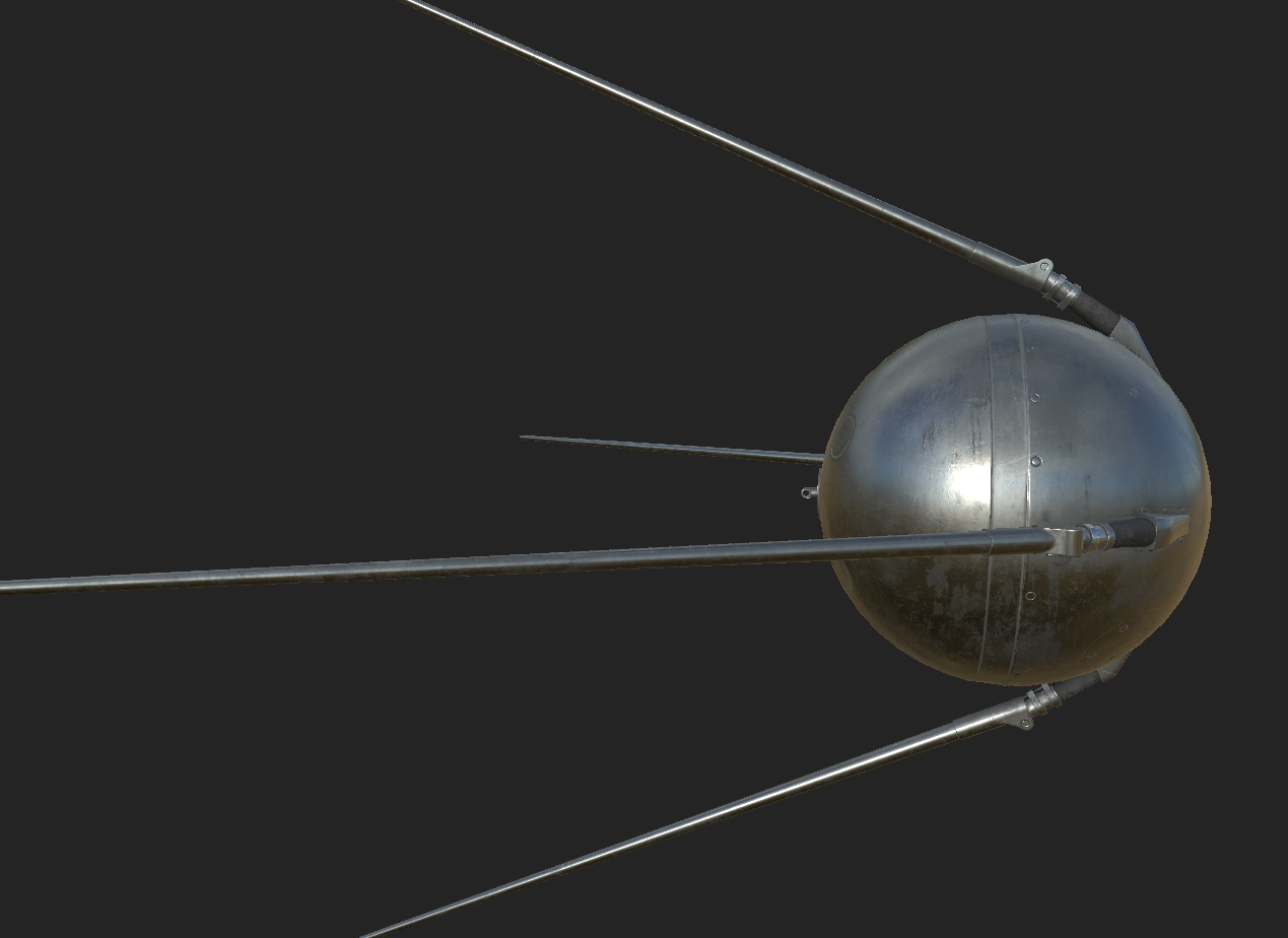 Sputnik 1 3D model - TurboSquid 1278095
