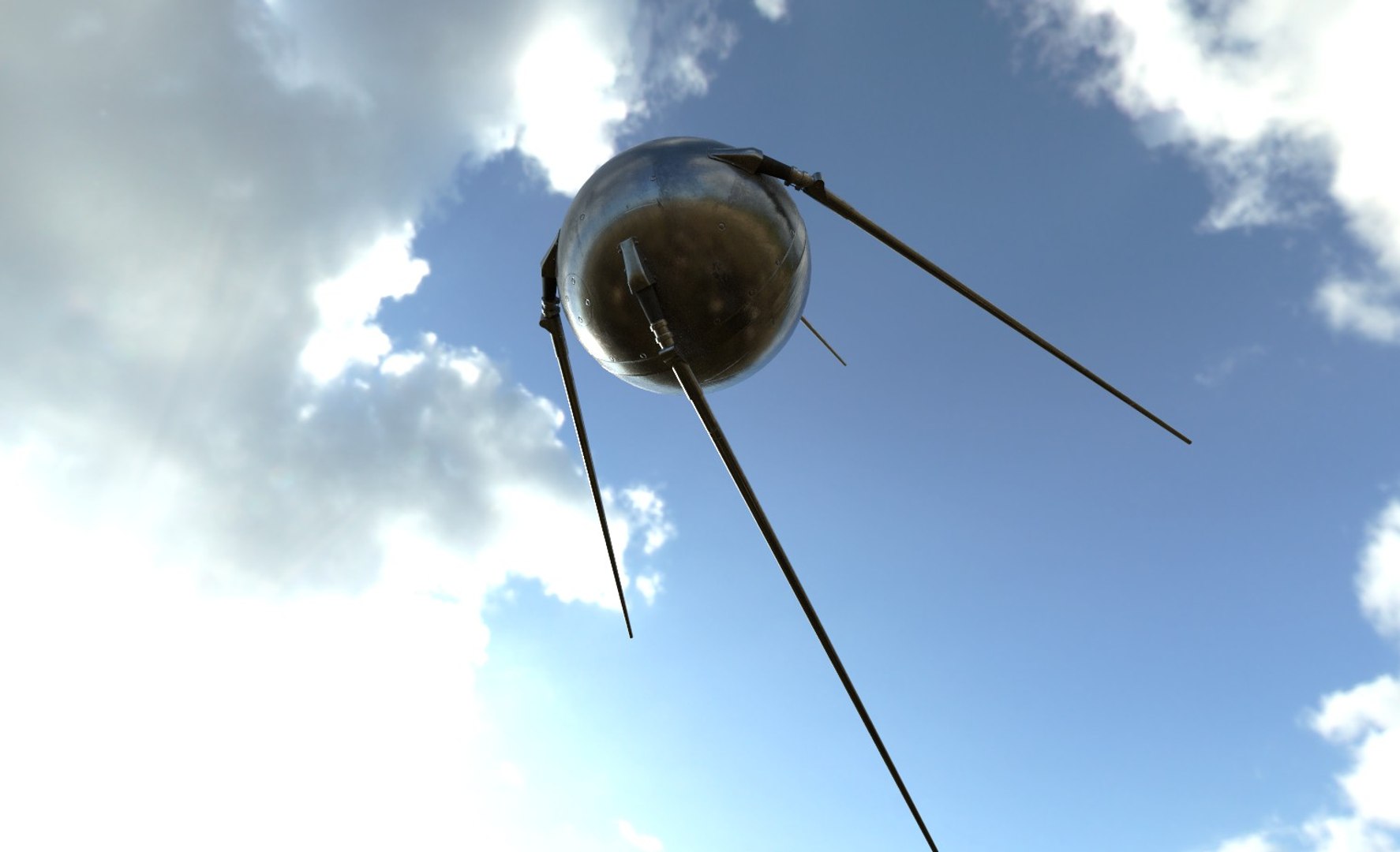 Sputnik 1 3D Model - TurboSquid 1278095