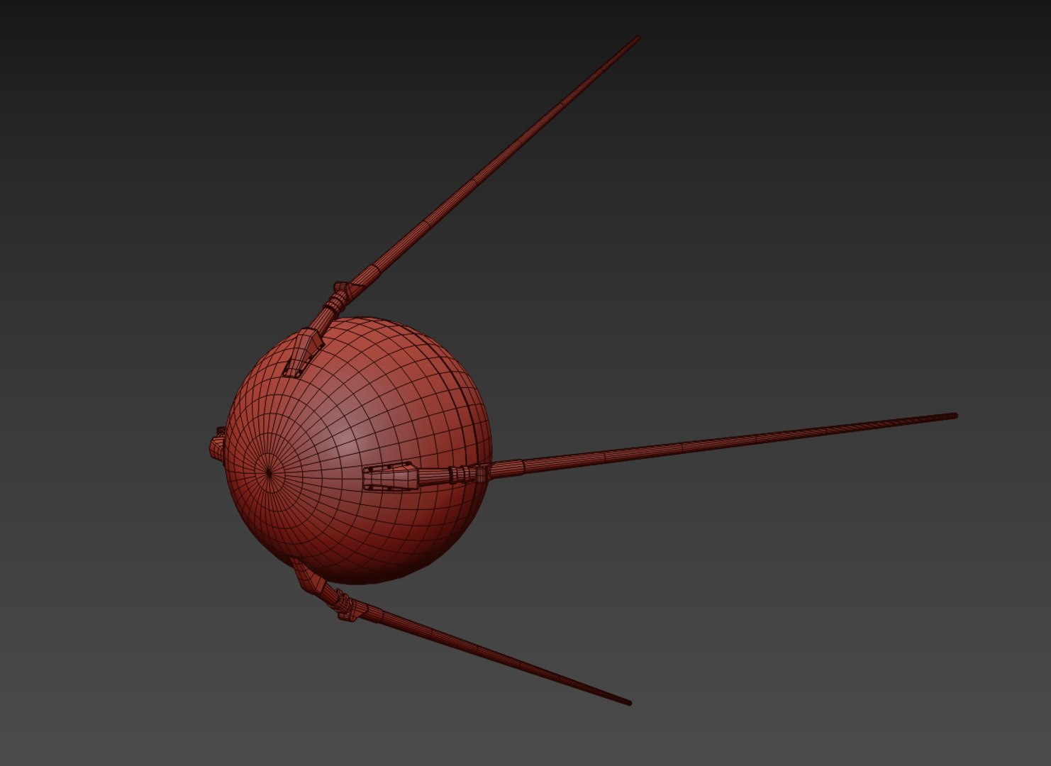 Sputnik 1 3D Model - TurboSquid 1278095