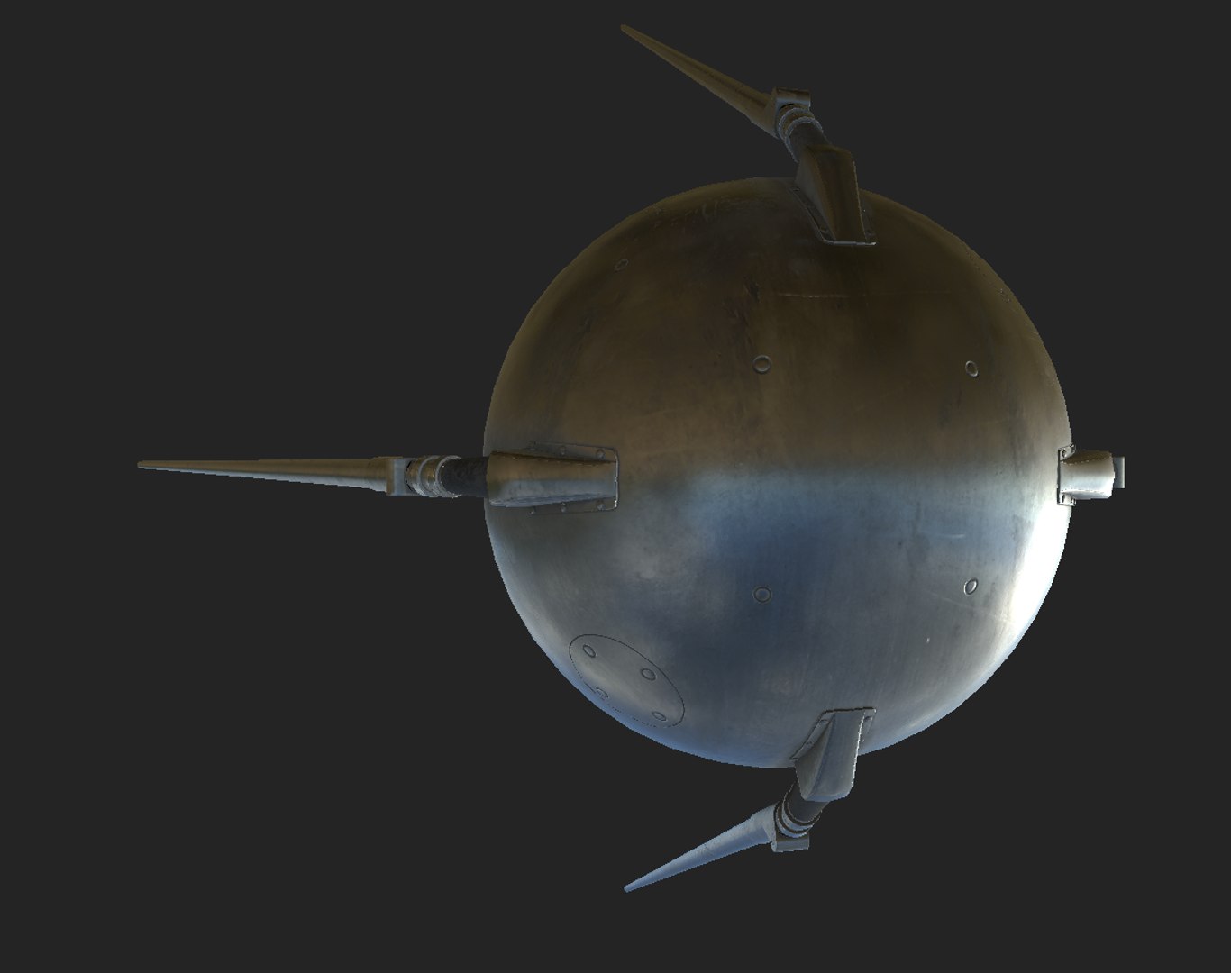 Sputnik 1 3D Model - TurboSquid 1278095