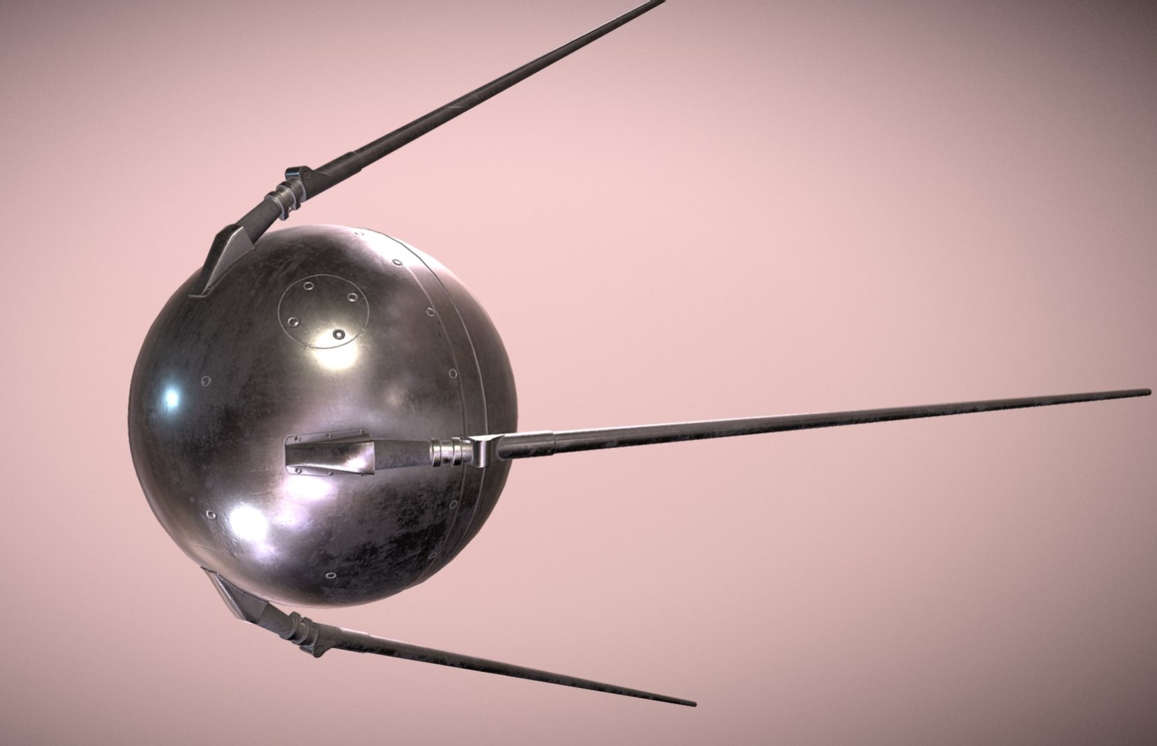 Sputnik 1 3D Model - TurboSquid 1278095