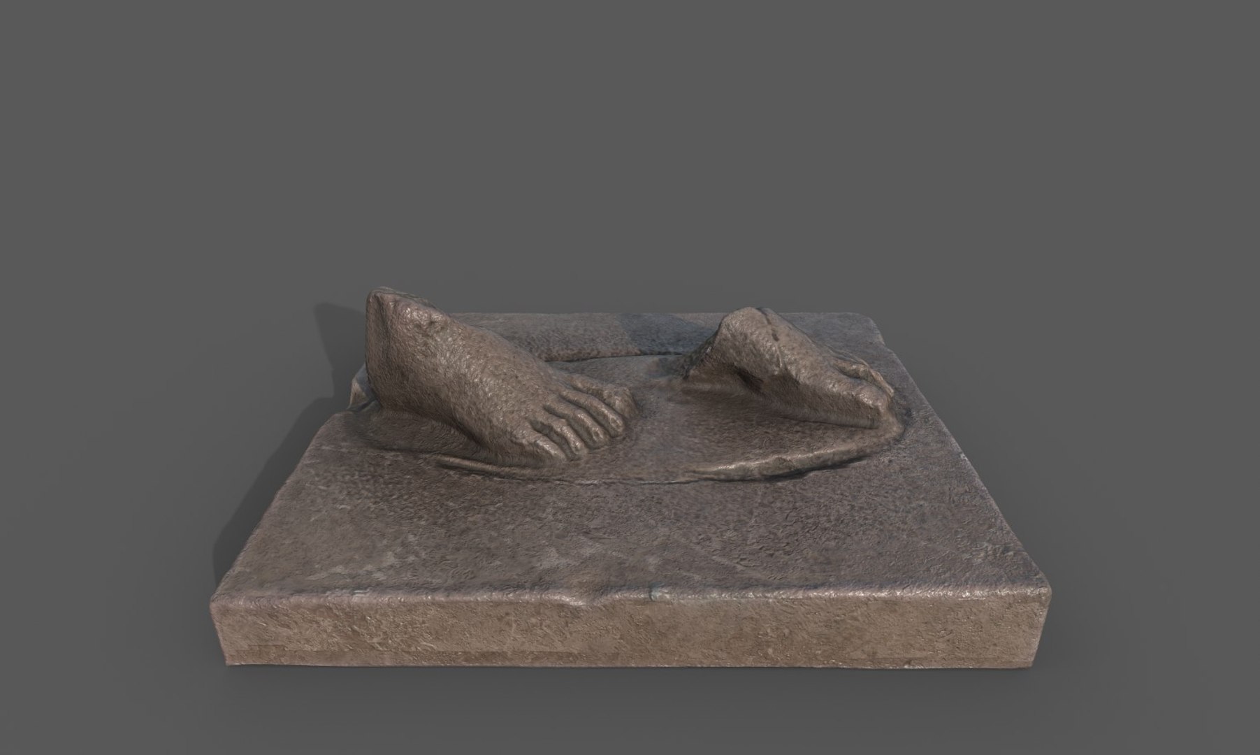 3D Ancient Statue remains 1 - TurboSquid 1823147