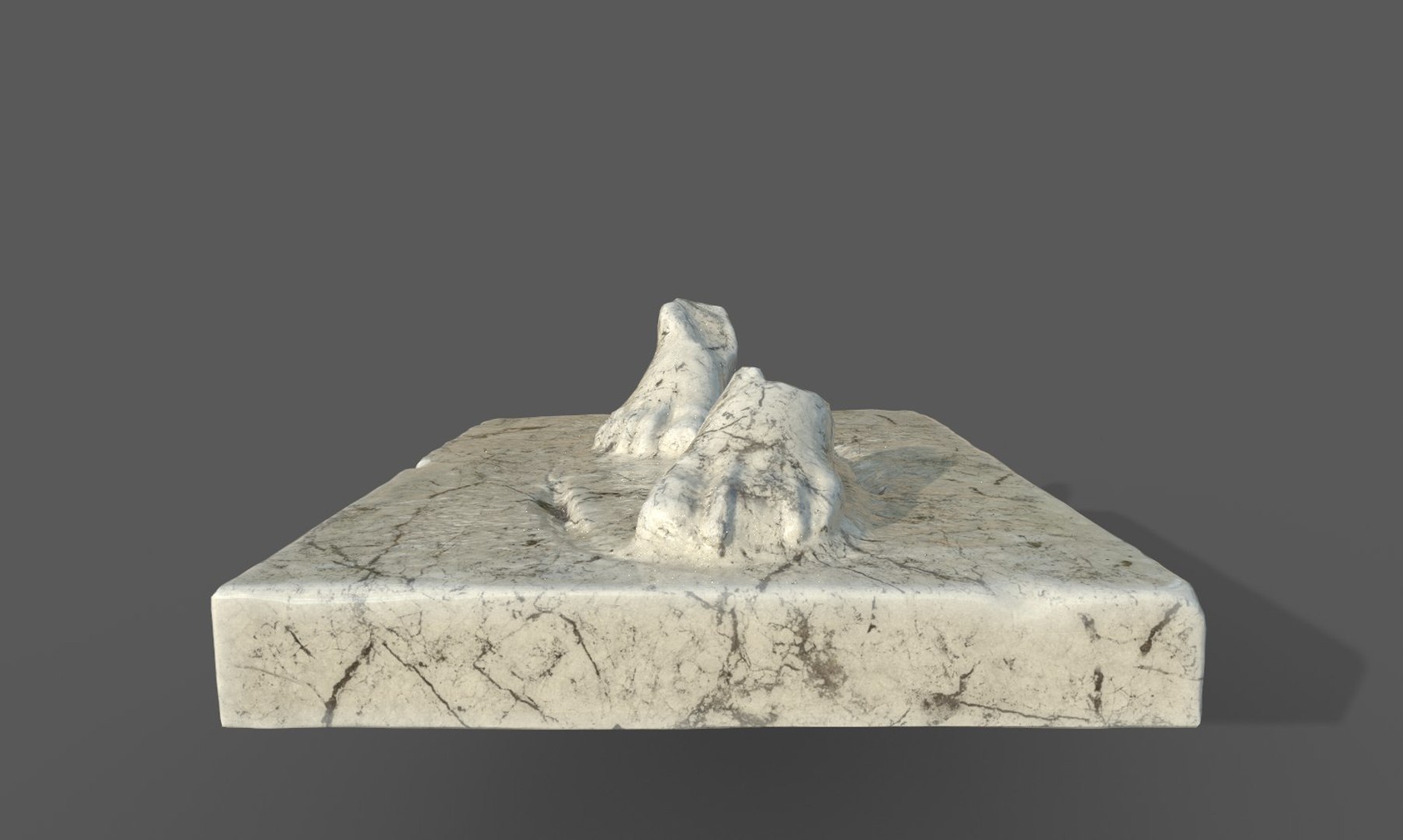 3D Ancient Statue remains 1 - TurboSquid 1823147