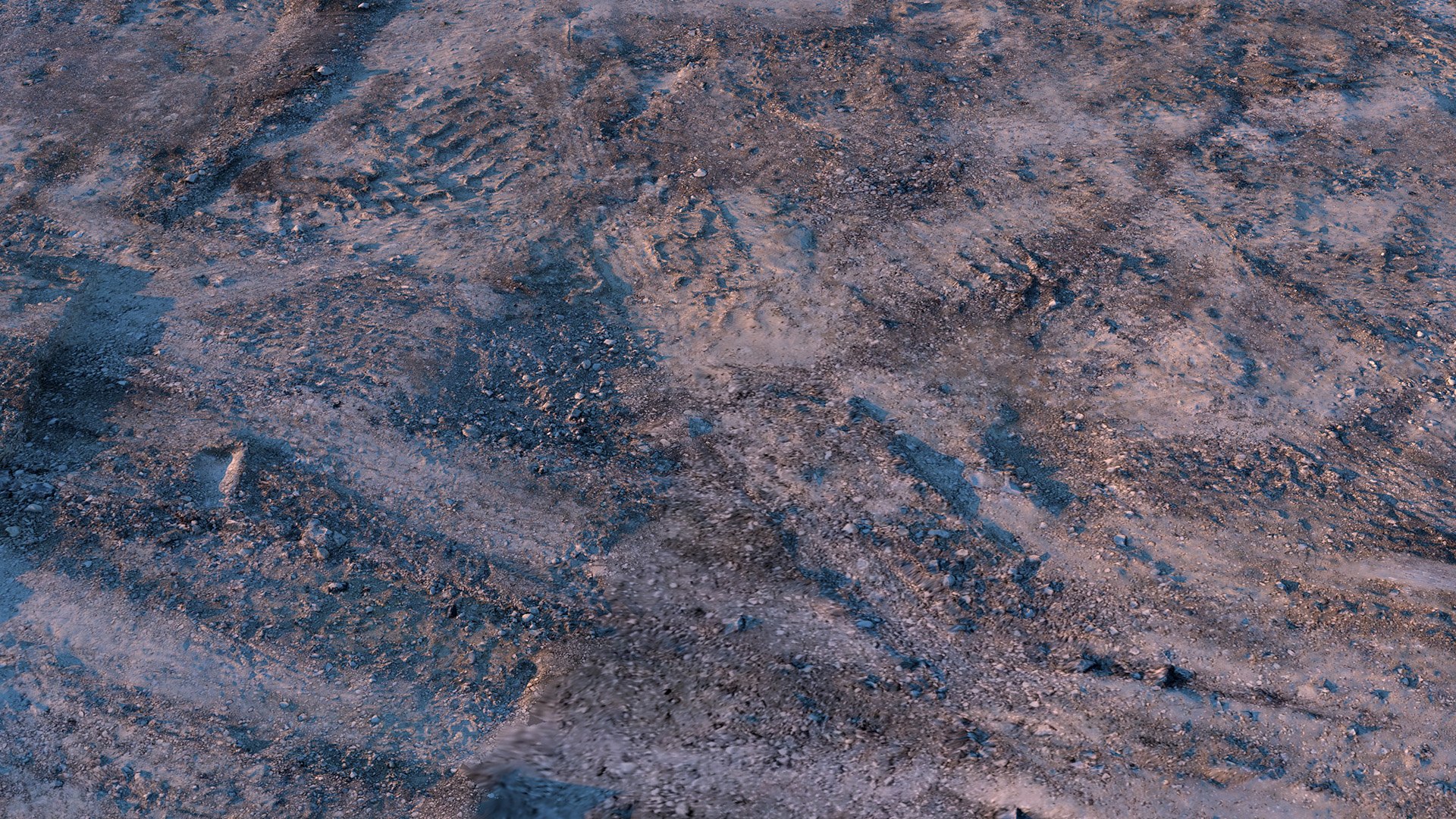 Gravel Ground 04 - 3D Photogrammetry Model Scan Of Gravel Sand And ...