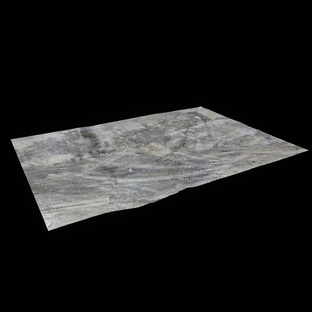Gravel Ground 04 - 3D Photogrammetry Model Scan Of Gravel Sand And ...