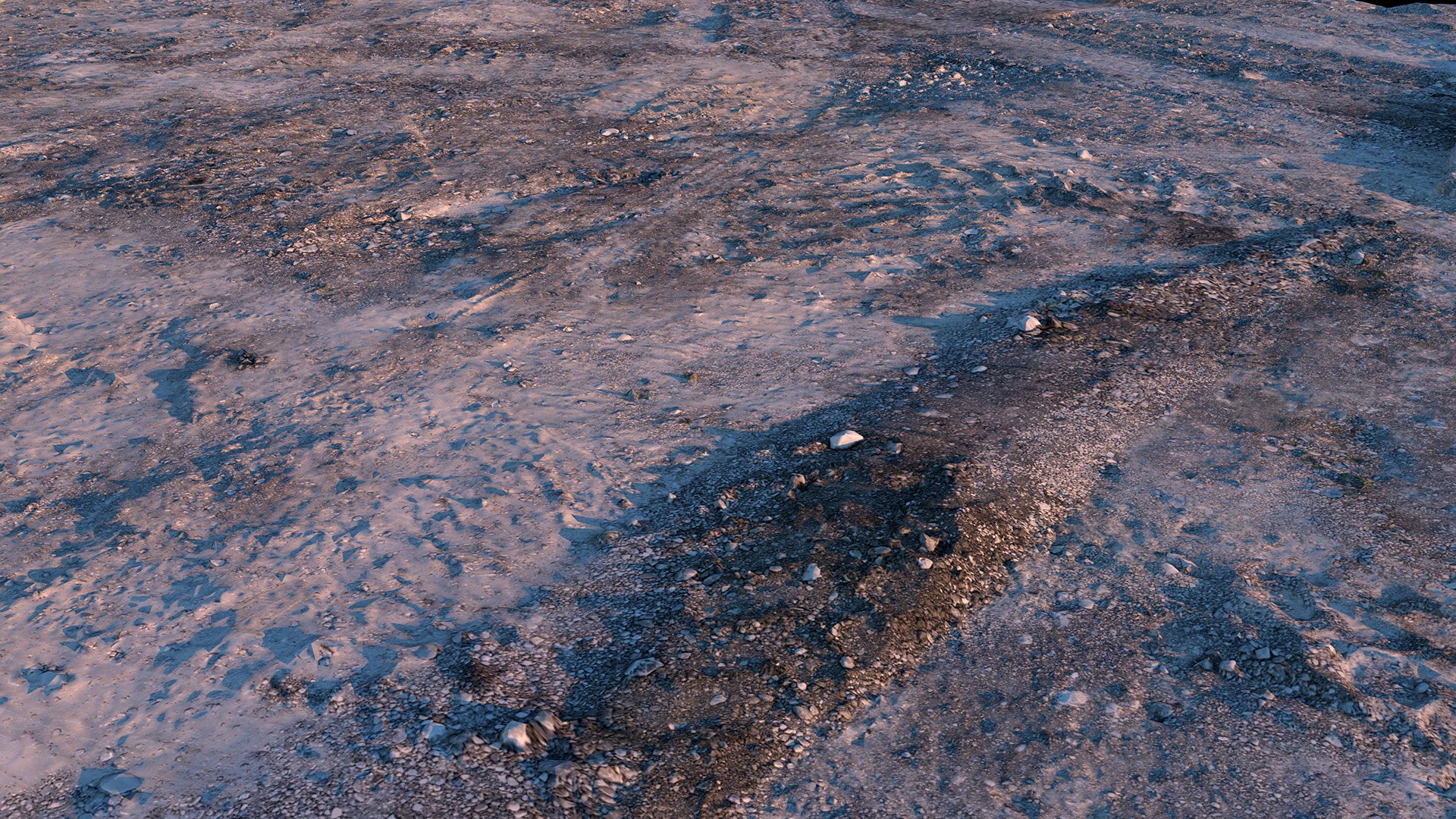 Gravel Ground 04 - 3D Photogrammetry Model Scan Of Gravel Sand And ...
