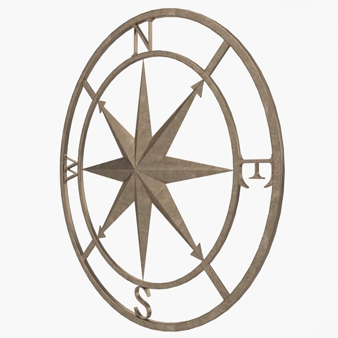 Compass Rose 3d Max