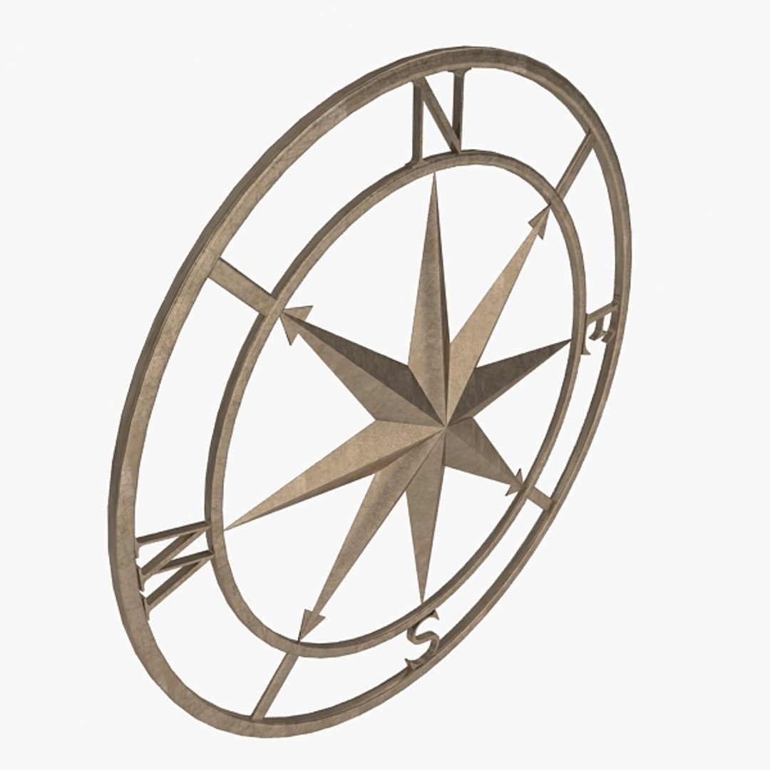 Compass Rose 3d Max