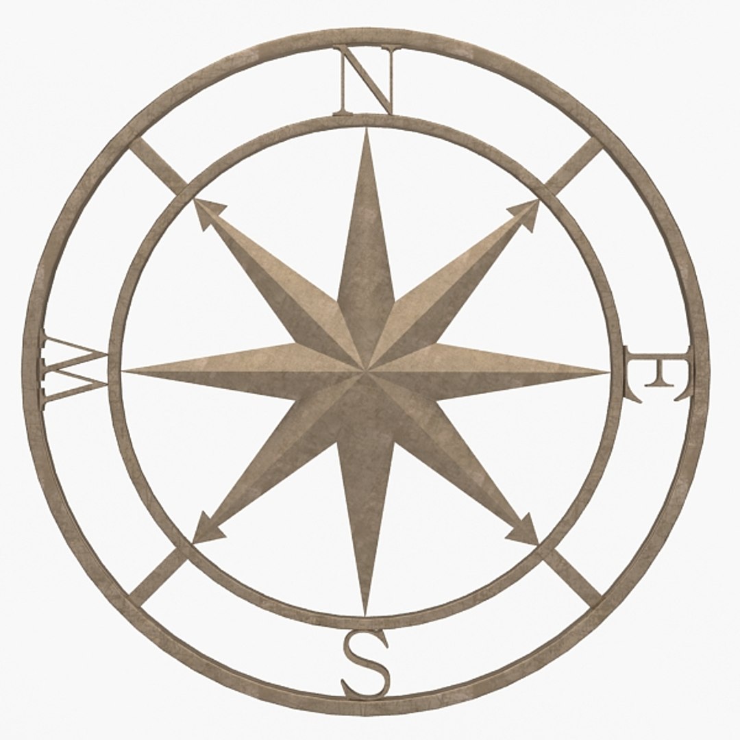 Compass Rose 3d Max
