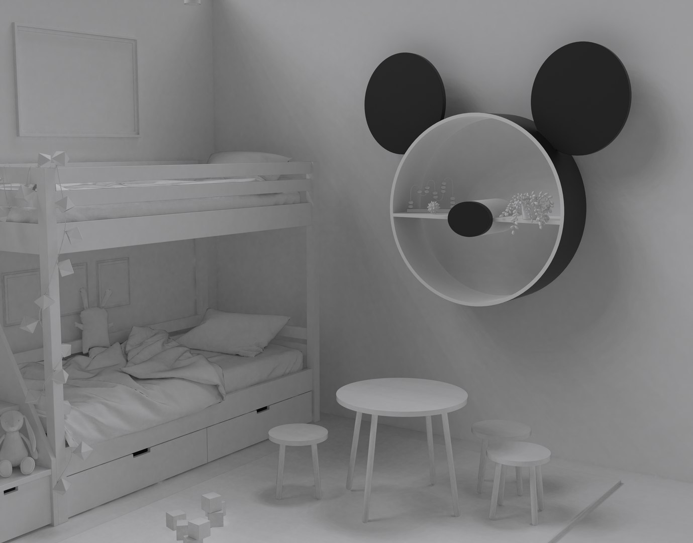 Shelf Mickey Mouse 3D Model 3D - TurboSquid 2009006