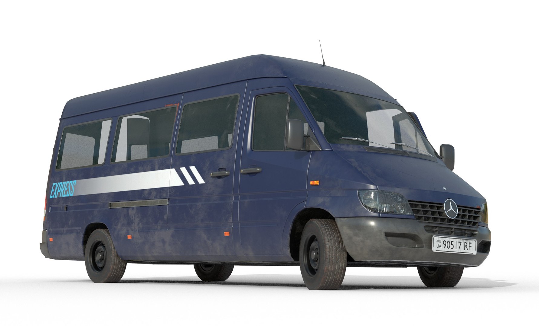 3D Mercedes Benz Sprinter - TurboSquid 1683387